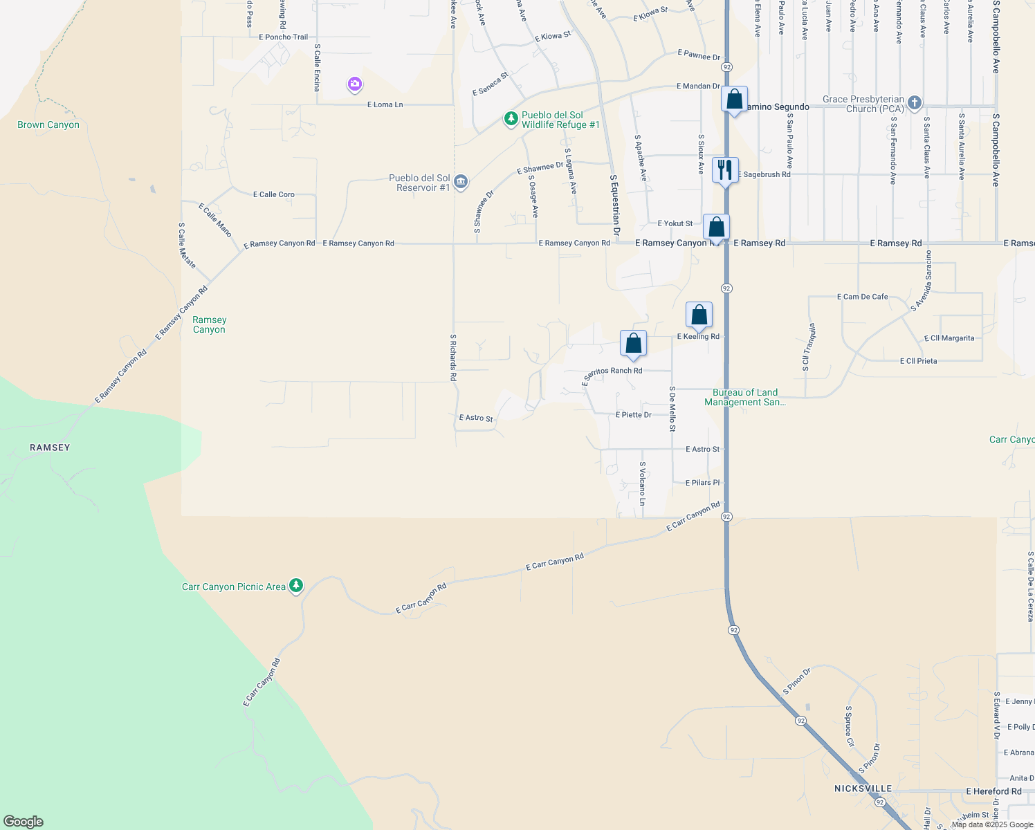 2789 East Astro Street, Sierra Vista Southeast AZ - Walk Score