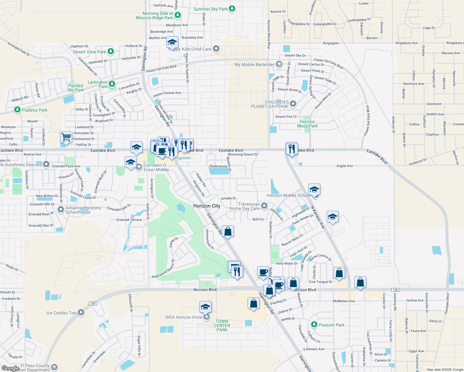 412 Benton Street, Horizon City TX - Walk Score