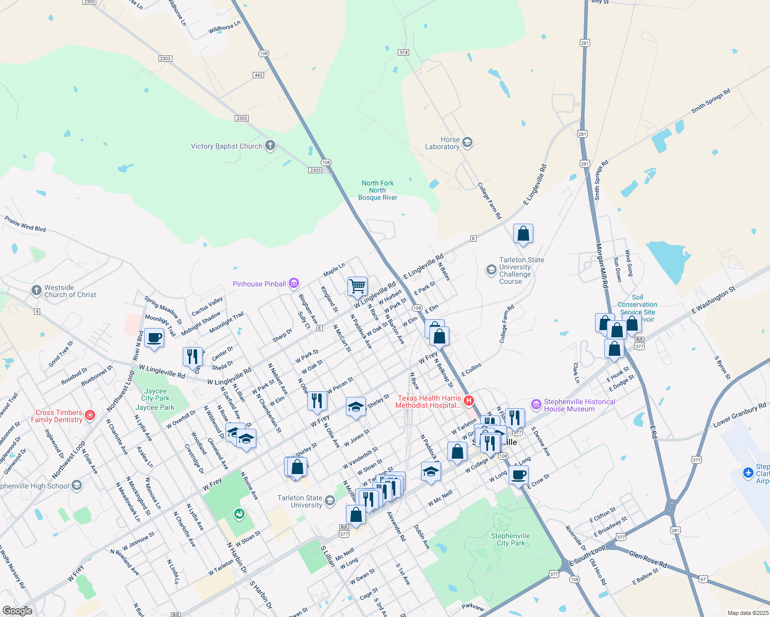 385 West Park Street, Stephenville TX - Walk Score