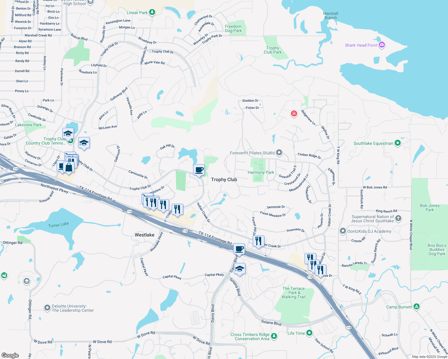 Trophy Club TX - Walk Score