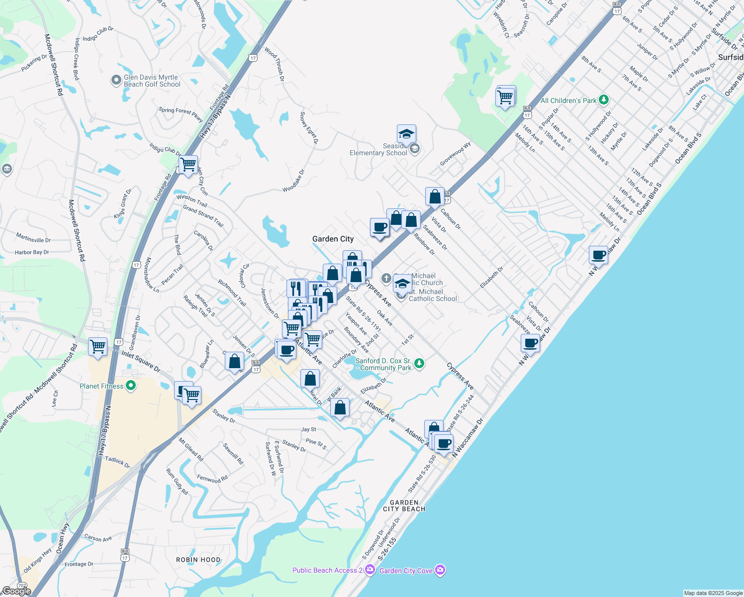 570 Oak Avenue, Murrells Inlet SC - Walk Score