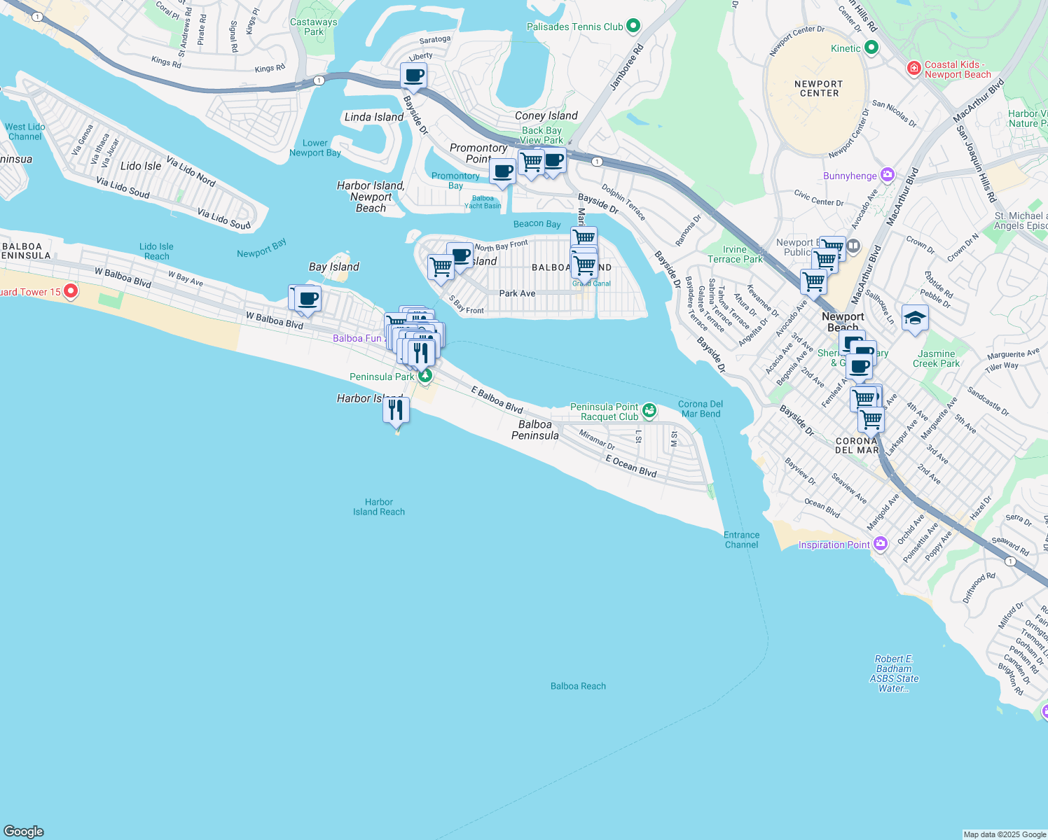 1398 Newport Balboa Bike Trail, Newport Beach CA - Walk Score