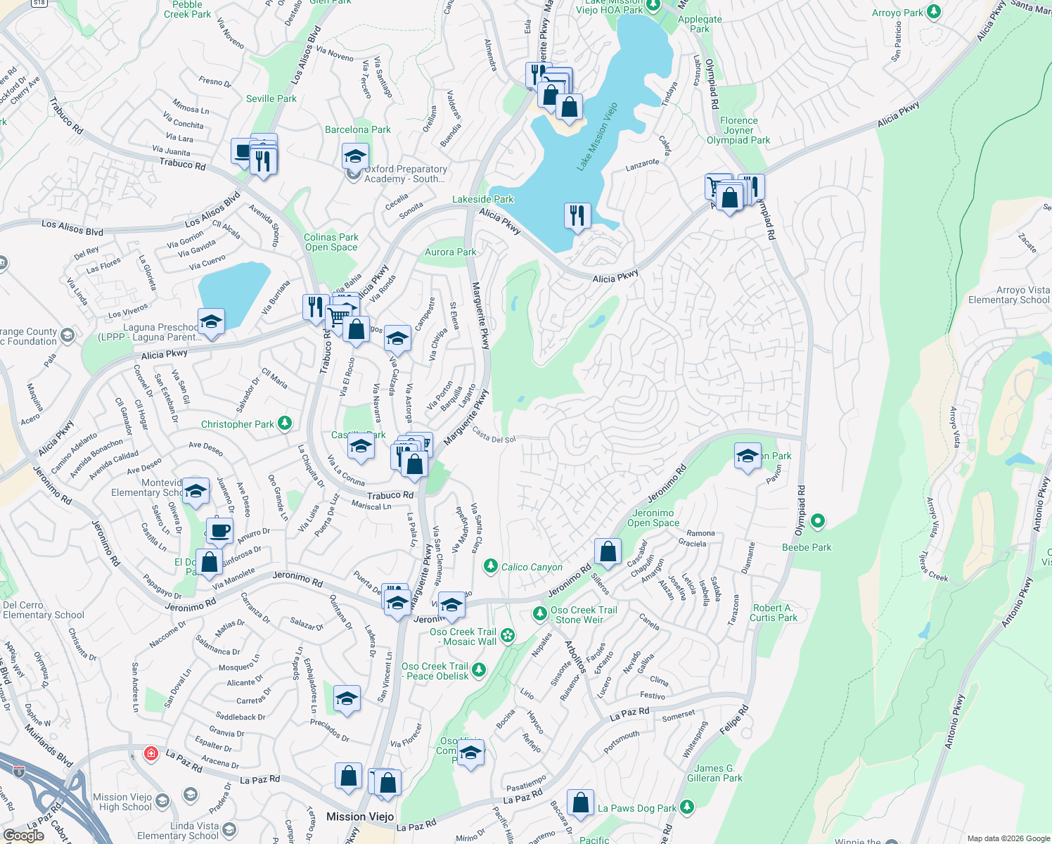 27669 Casta Del Sol, Mission Viejo CA - Walk Score