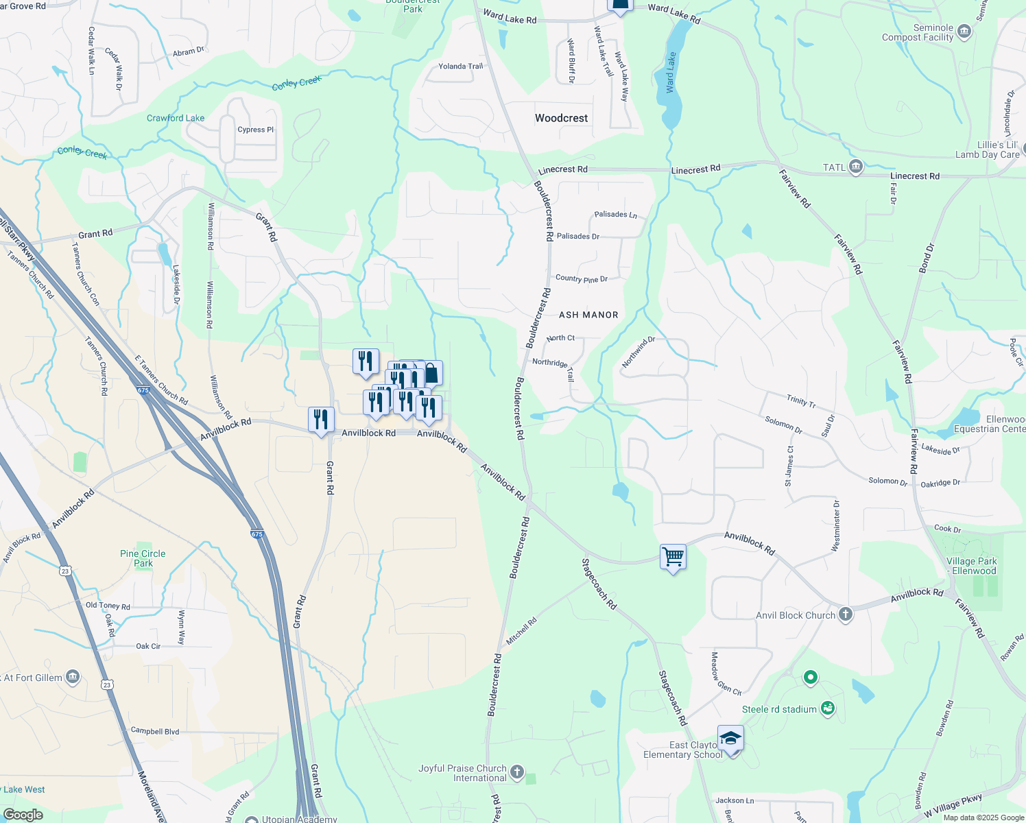 4371 Bouldercrest Road, Ellenwood GA - Walk Score