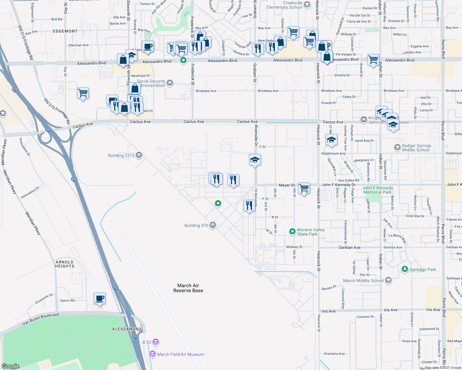 Meyer Dr, March Air Reserve Base CA - Walk Score
