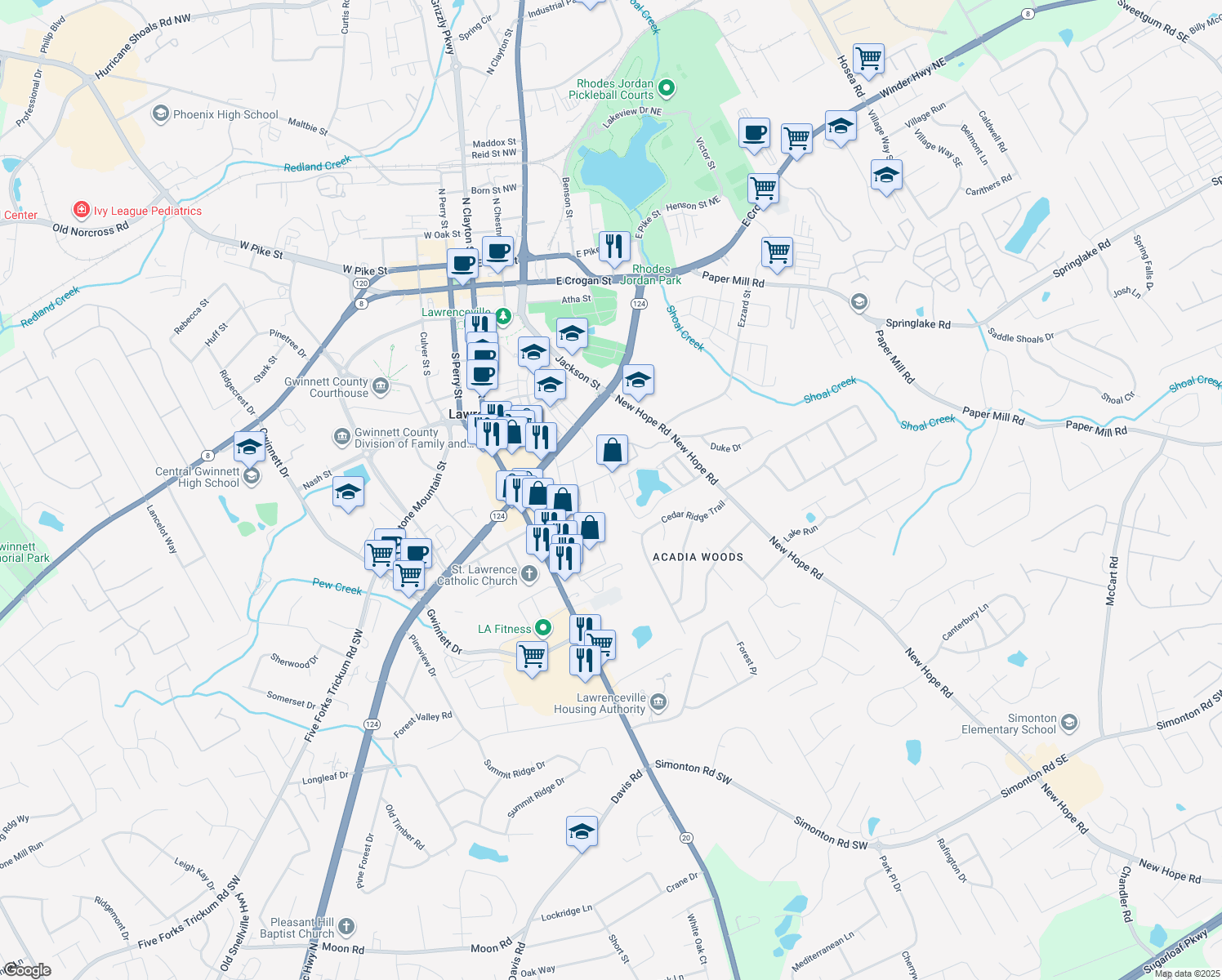 250 Omega Street, Lawrenceville GA - Walk Score