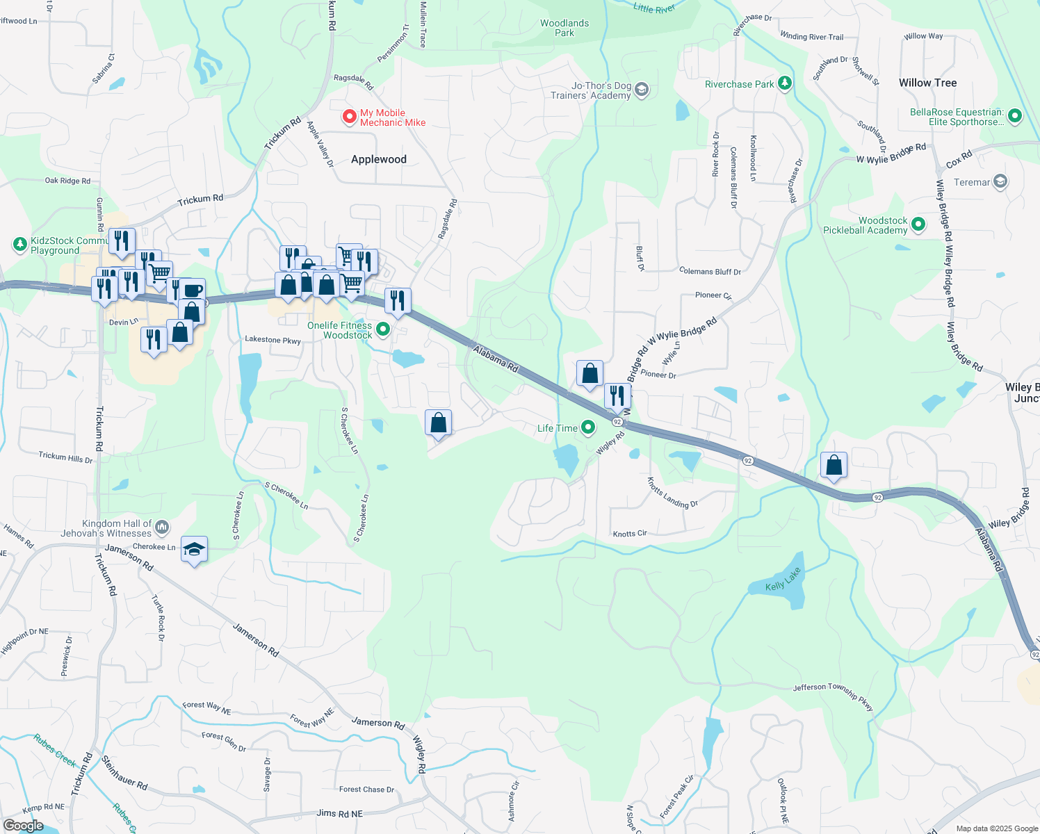 519 Hillside Trail, Woodstock GA - Walk Score