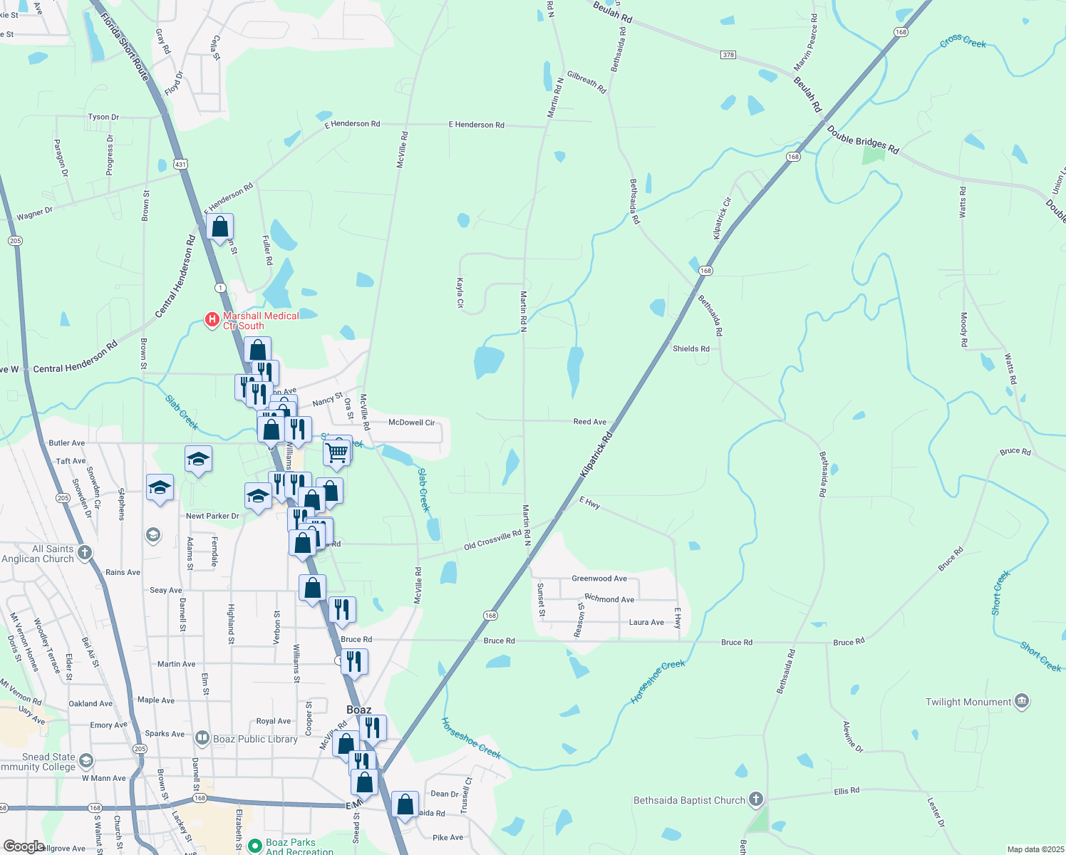 446 Martin Road, Boaz AL - Walk Score