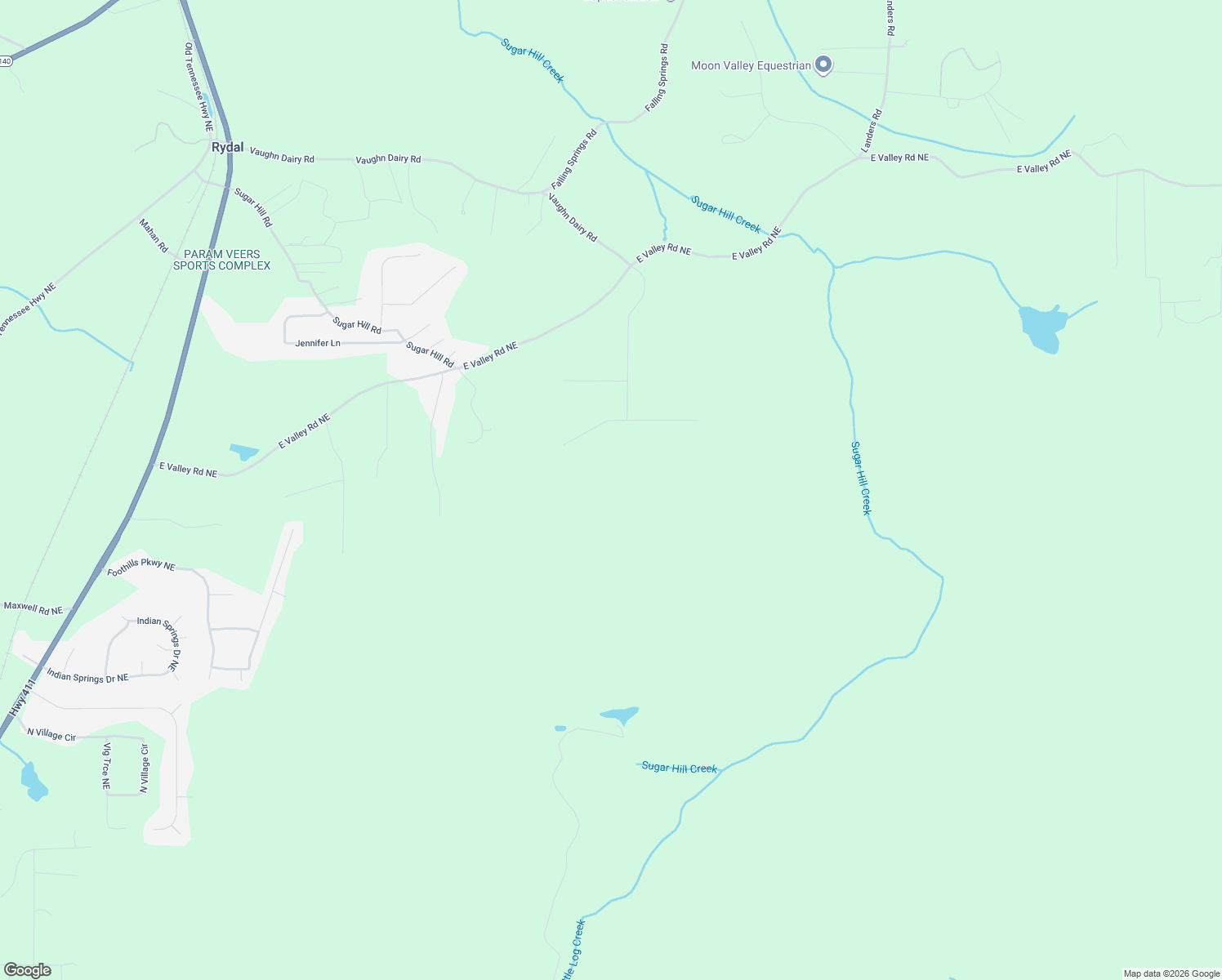 28 East Heritage Drive, Rydal GA - Walk Score
