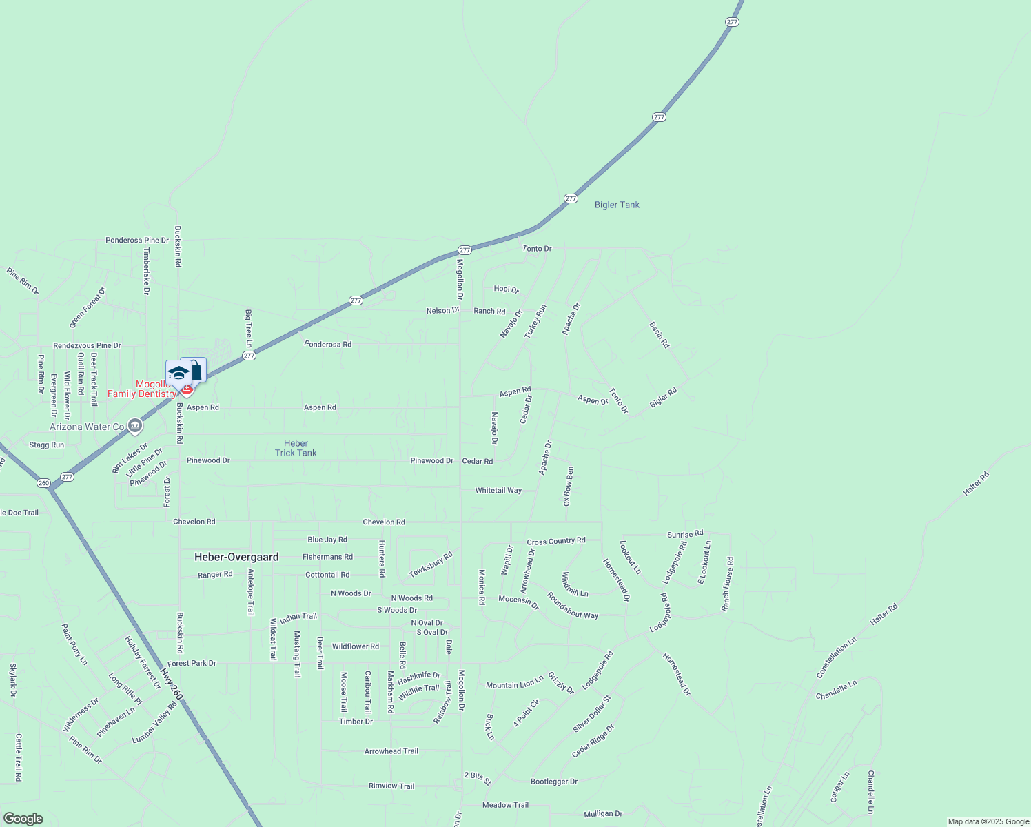 3340 Cedar Road, Heber-Overgaard AZ - Walk Score