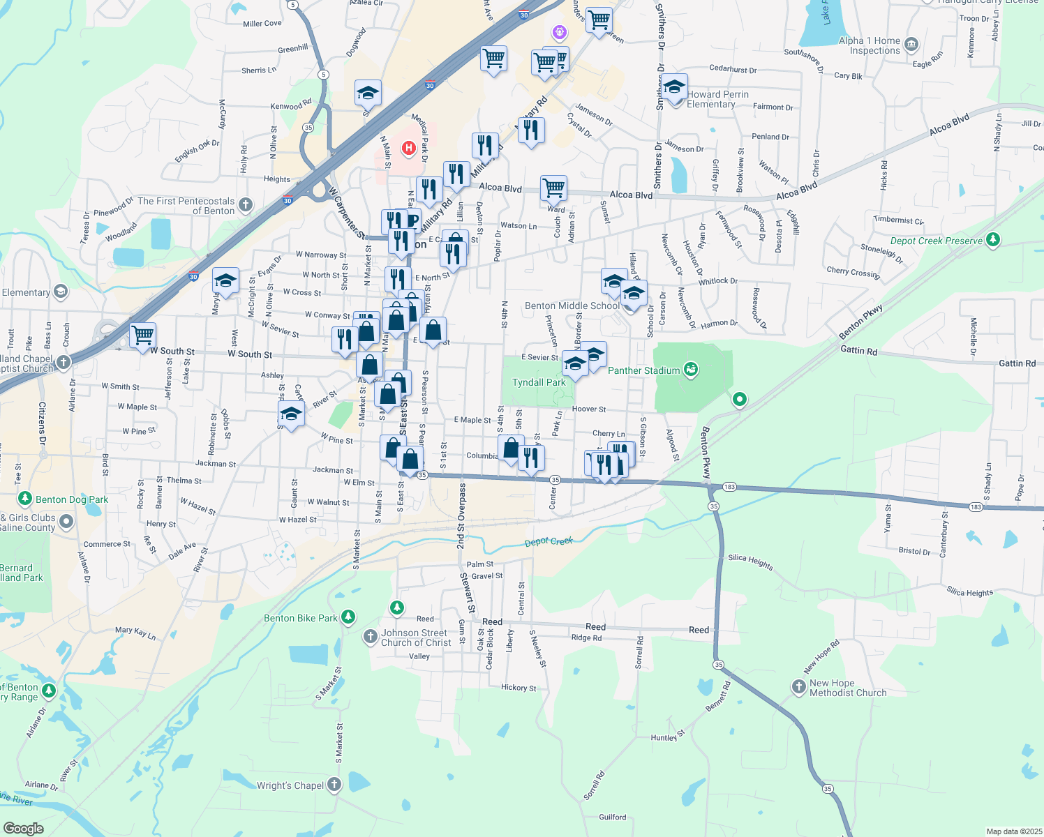 322 5th Street, Benton AR - Walk Score