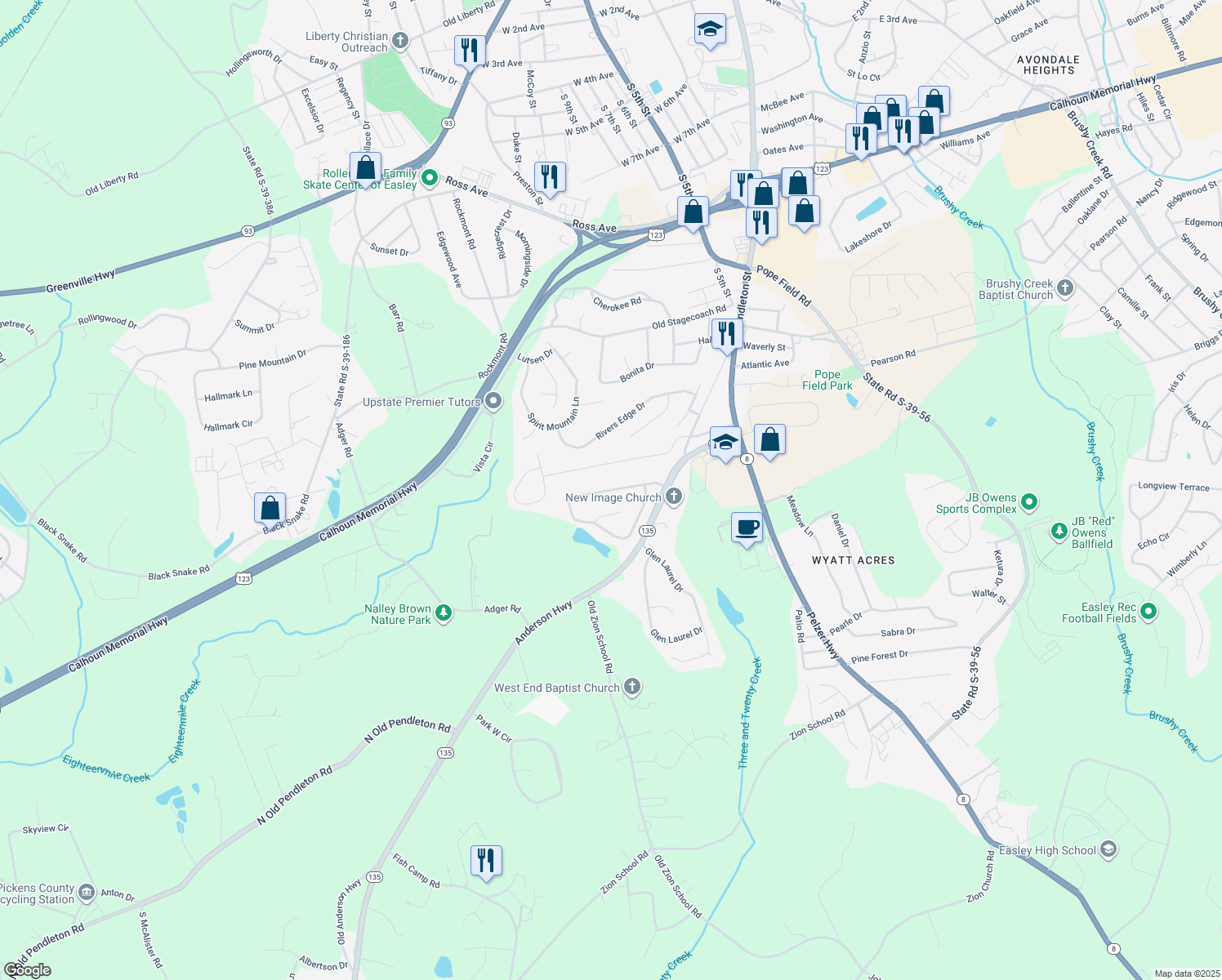 Woodfield Drive, Easley SC - Walk Score