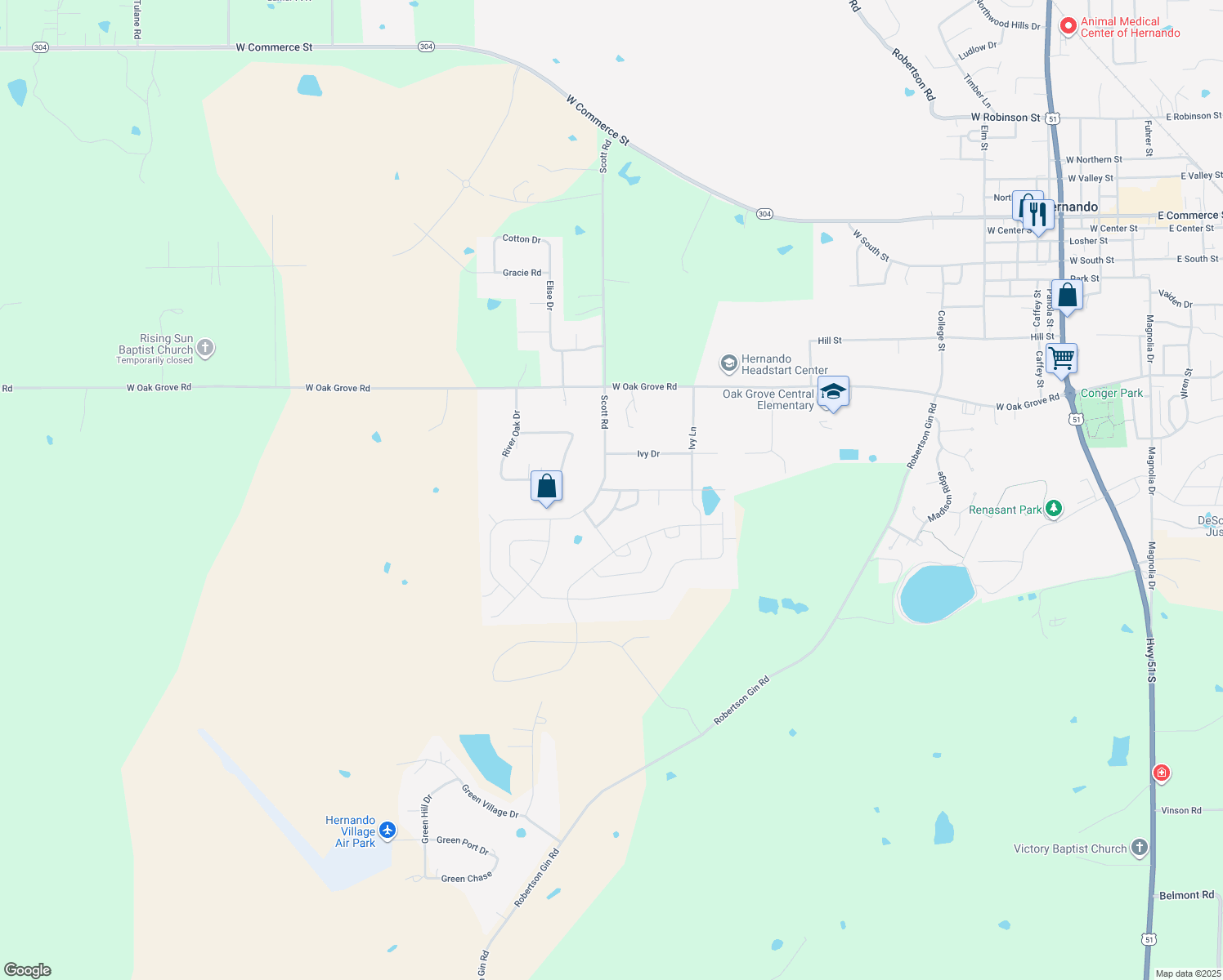 1434 Fieldstone Street, Hernando MS - Walk Score