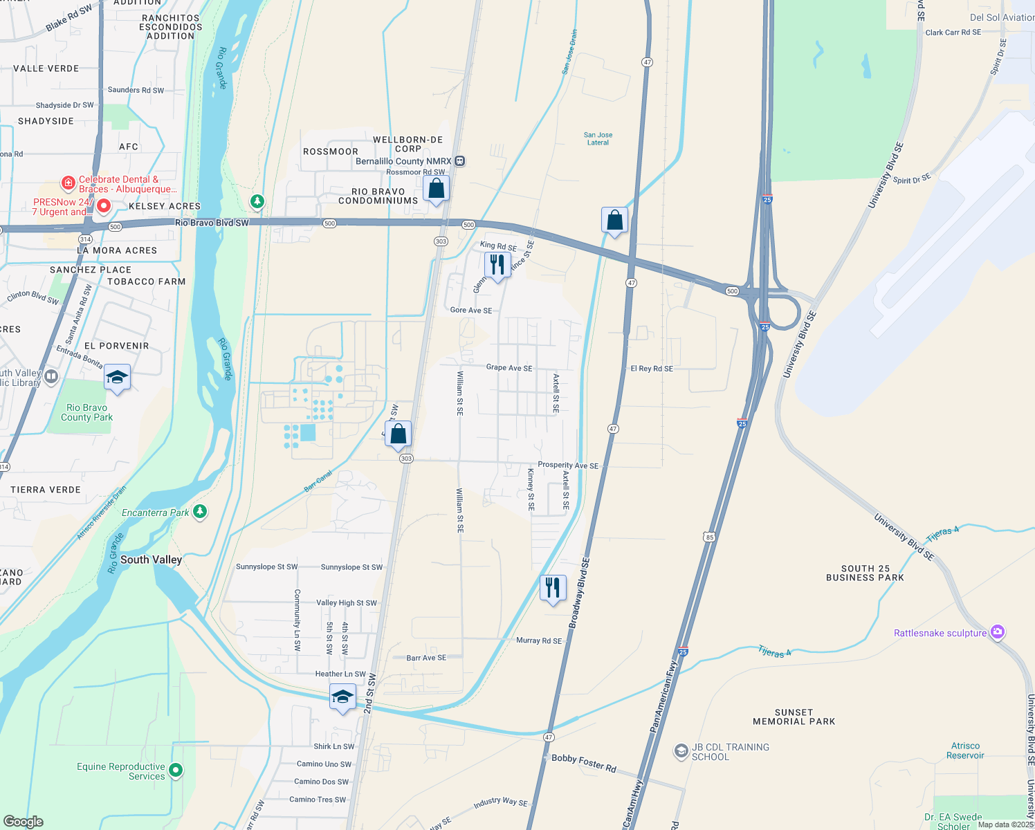 Rencher Avenue Southeast, South Valley NM - Walk Score