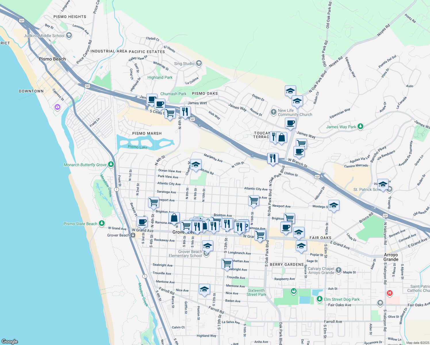 1113 Ritchie Road, Grover Beach CA - Walk Score