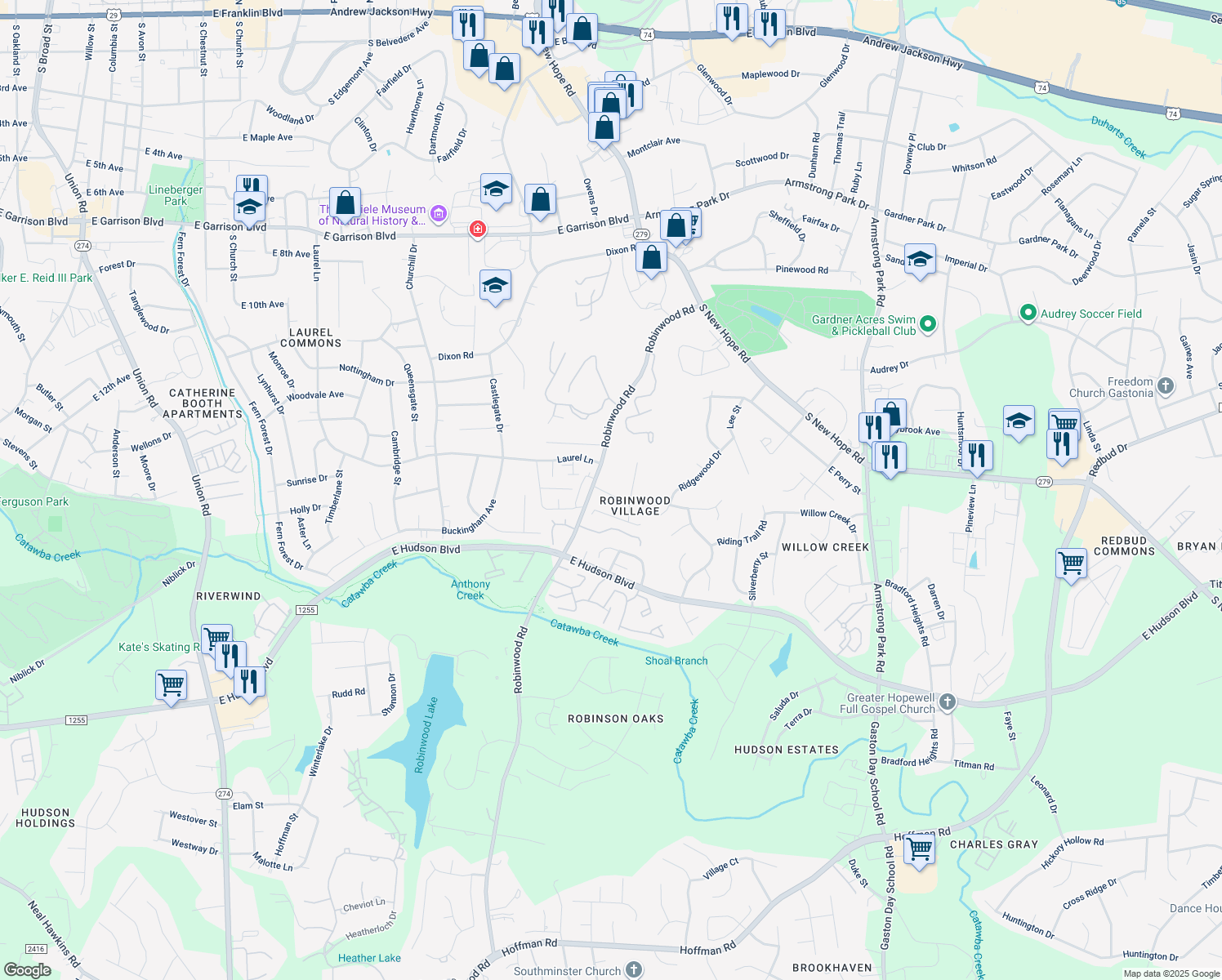 1822 Robinwood Village Drive, Gastonia NC - Walk Score