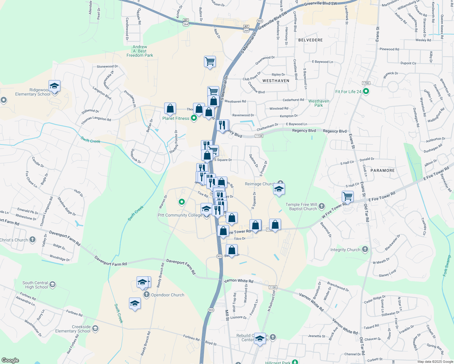 Chapman Road, Winterville NC - Walk Score