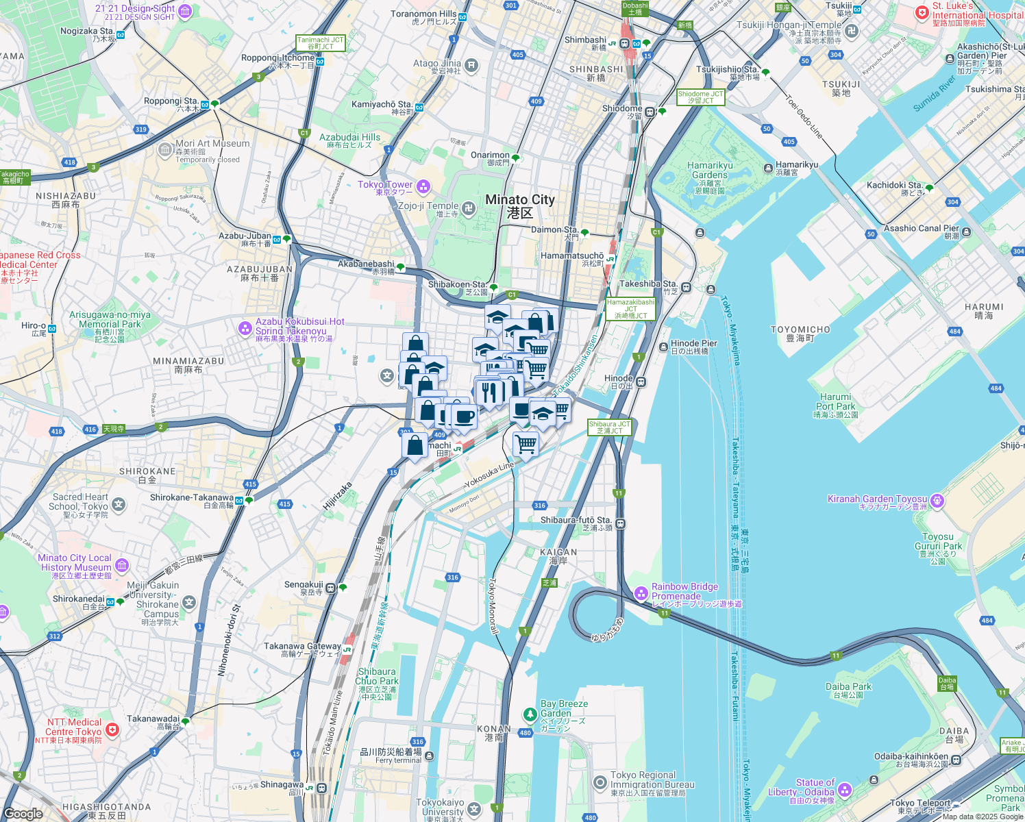 Minato City Tokyo - Walk Score