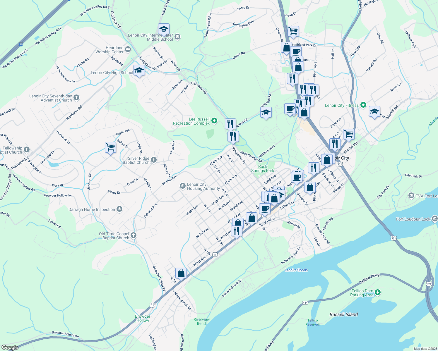 802 North C Street Lenoir City Tn Walk Score