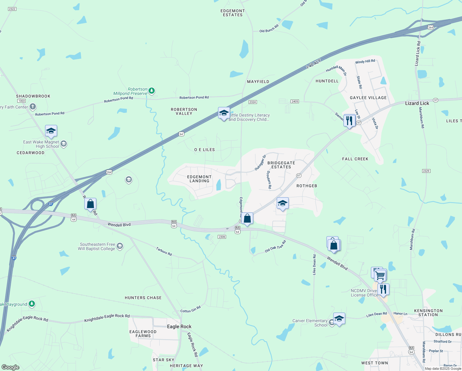 5940 Coopers Hawk Trail, Wendell NC - Walk Score