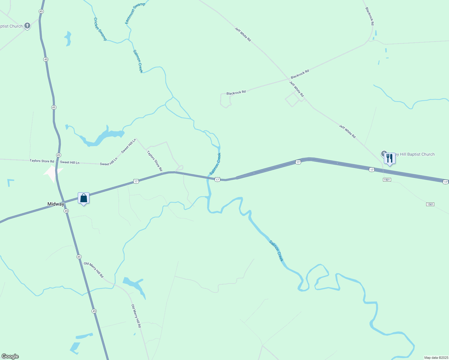 1996 U.S. 17, Merry Hill NC - Walk Score