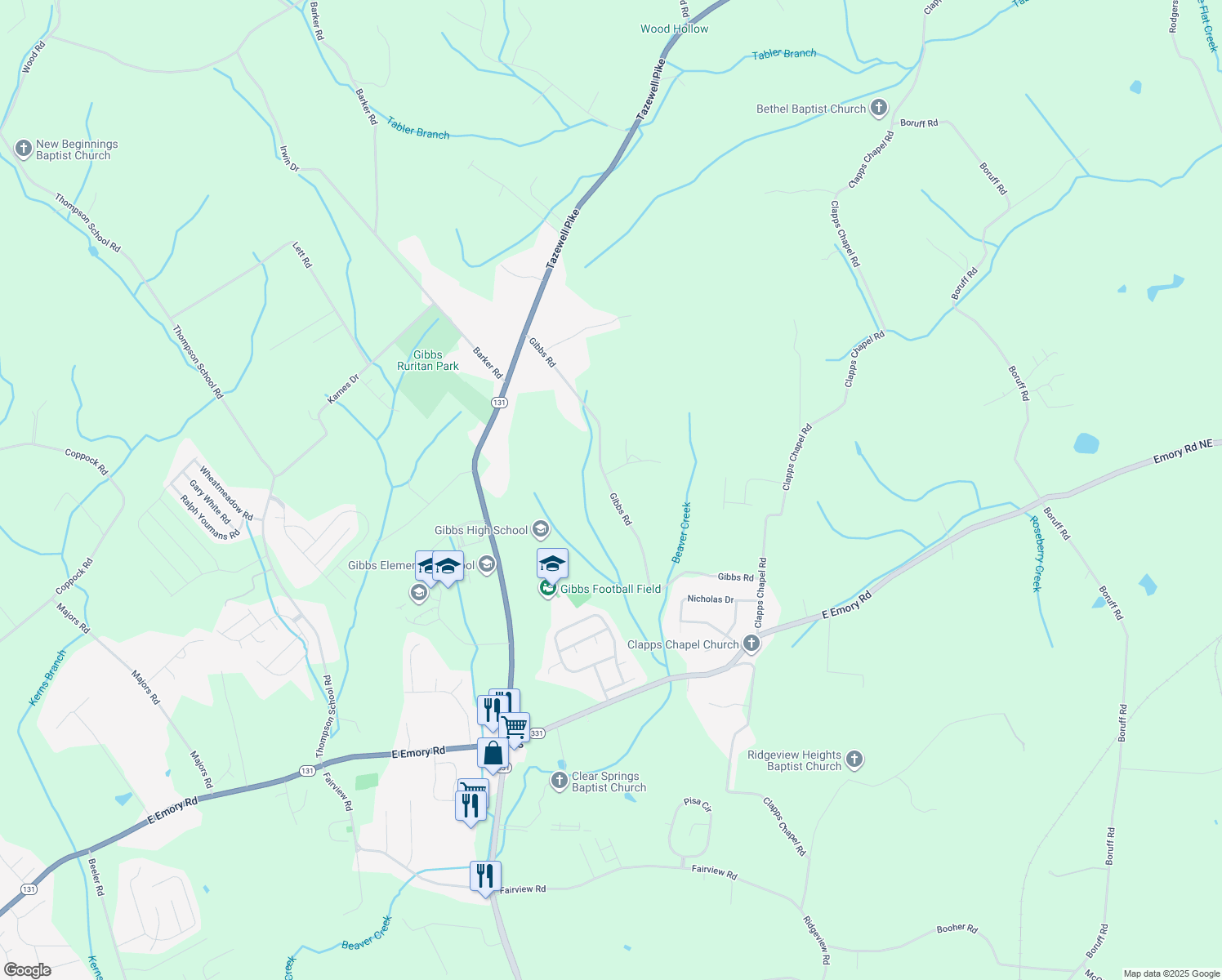 7661 Gibbs Road, Corryton TN - Walk Score