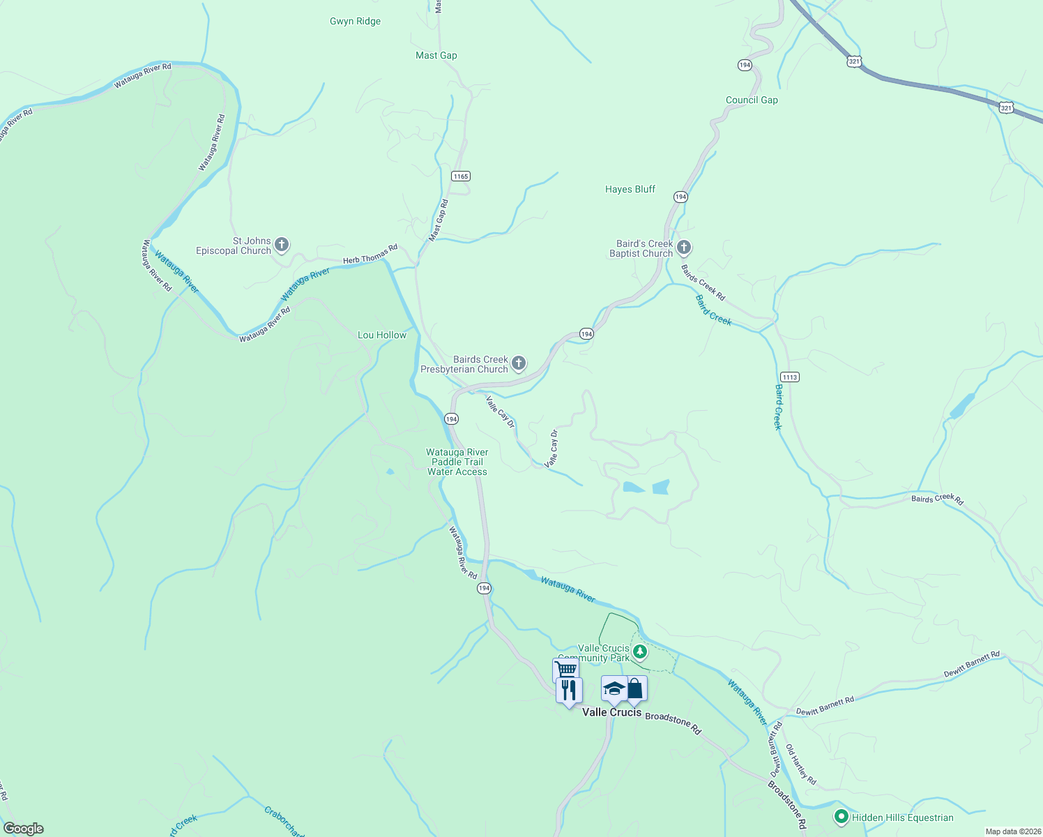 223 Hope Town Drive, Vilas NC - Walk Score