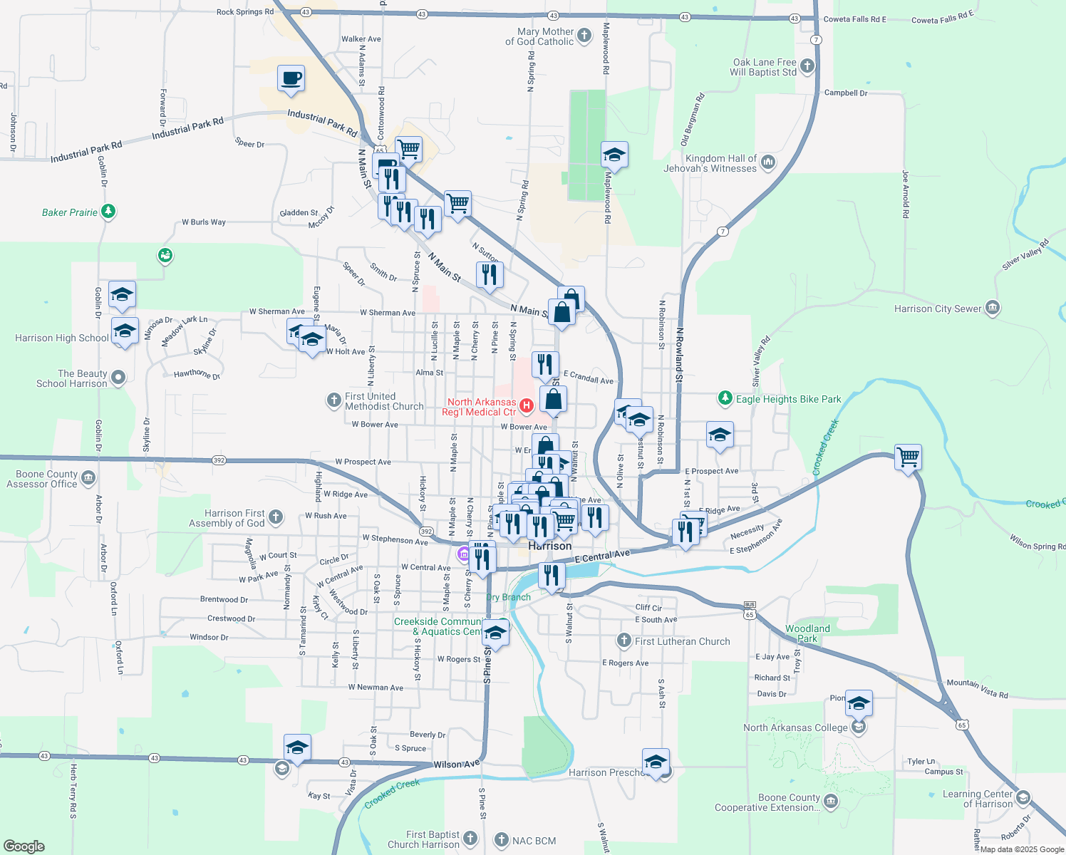 North Willow Street, Harrison AR - Walk Score