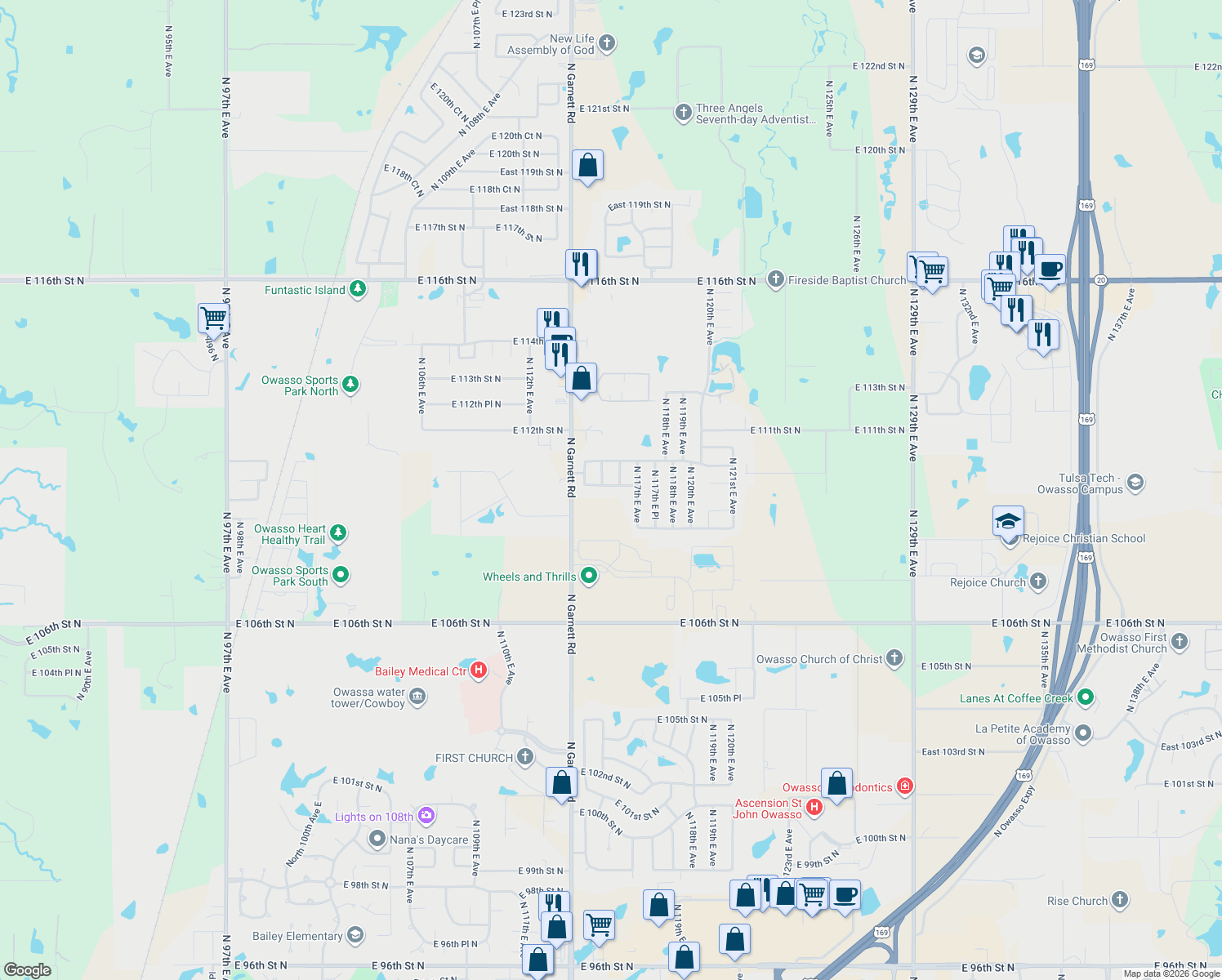 11418 East 110th Street North, Owasso OK - Walk Score