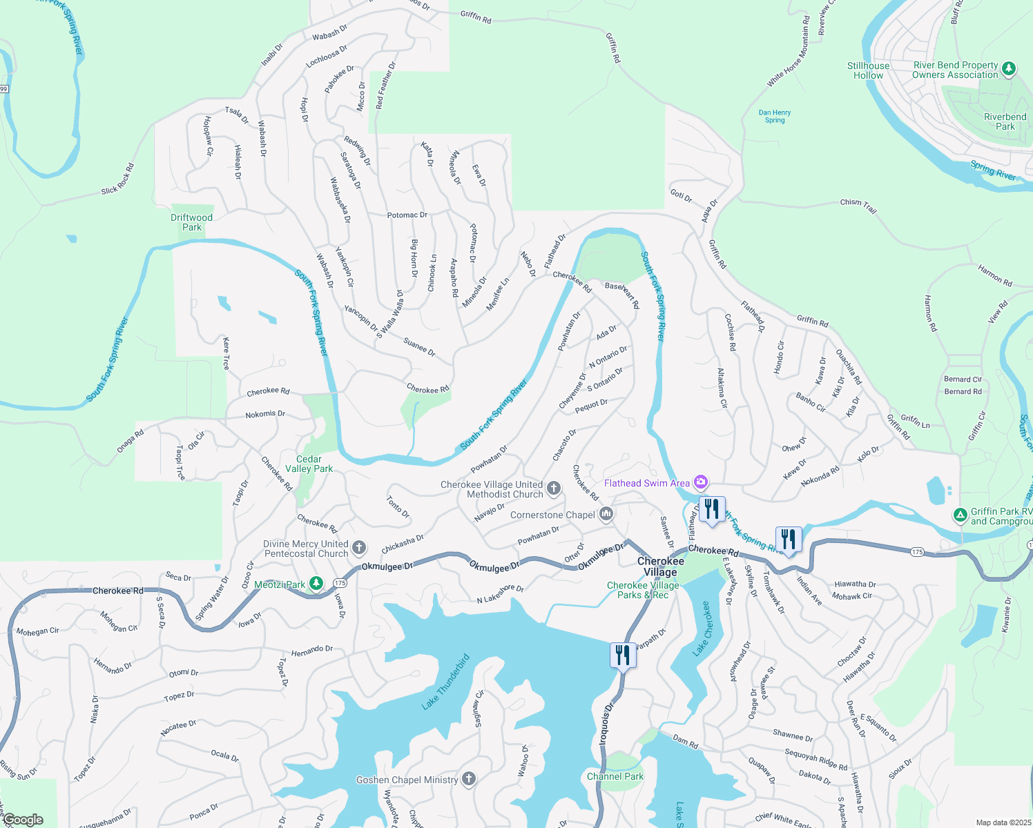 88 Powhatan Drive, Cherokee Village AR - Walk Score