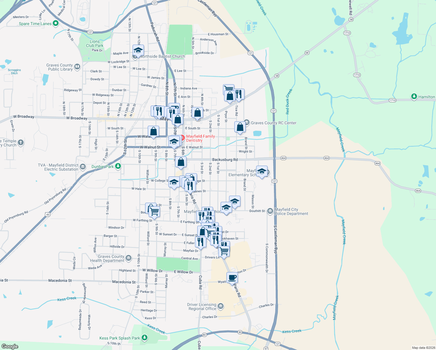 615 South 1st Street, Mayfield KY - Walk Score