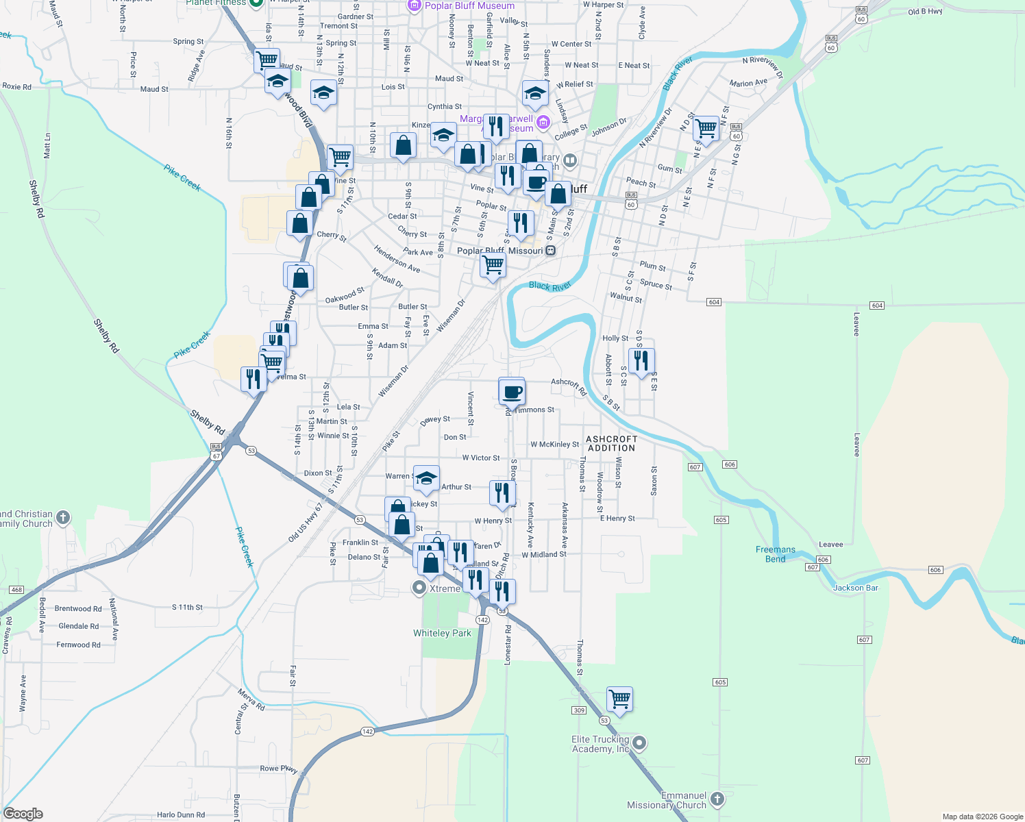 South Broadway Street, Poplar Bluff MO - Walk Score