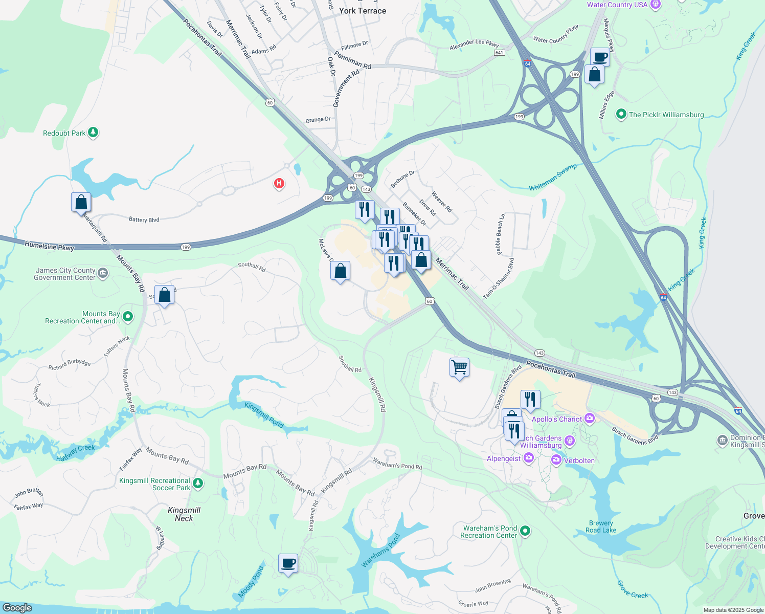 50 Kingsmill Road, Williamsburg VA - Walk Score