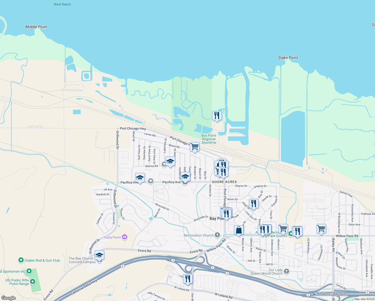 221 Shore Road, Bay Point CA - Walk Score