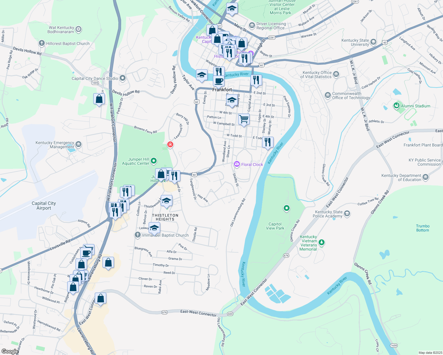 210 Capital Heights Drive, Frankfort KY - Walk Score