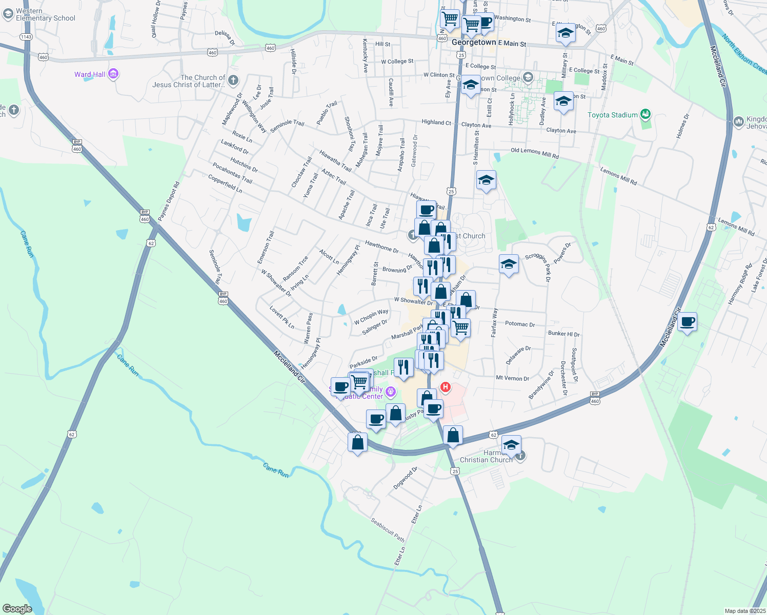 100 U.S. 460, Georgetown KY - Walk Score