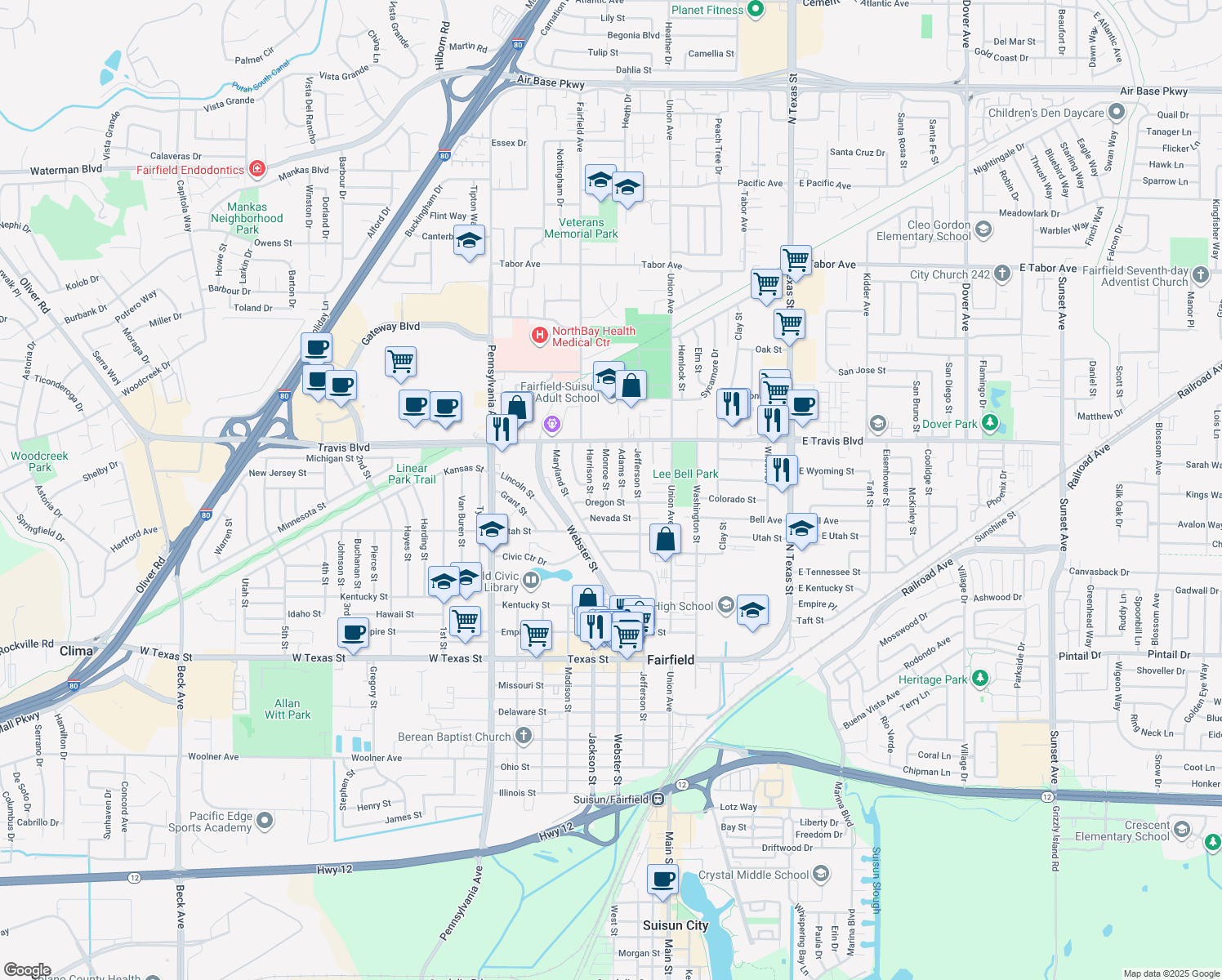 1324 Monroe Street, Fairfield CA - Walk Score