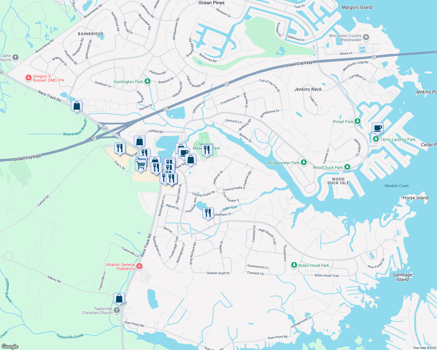 31 Hatteras Street, Ocean Pines MD - Walk Score