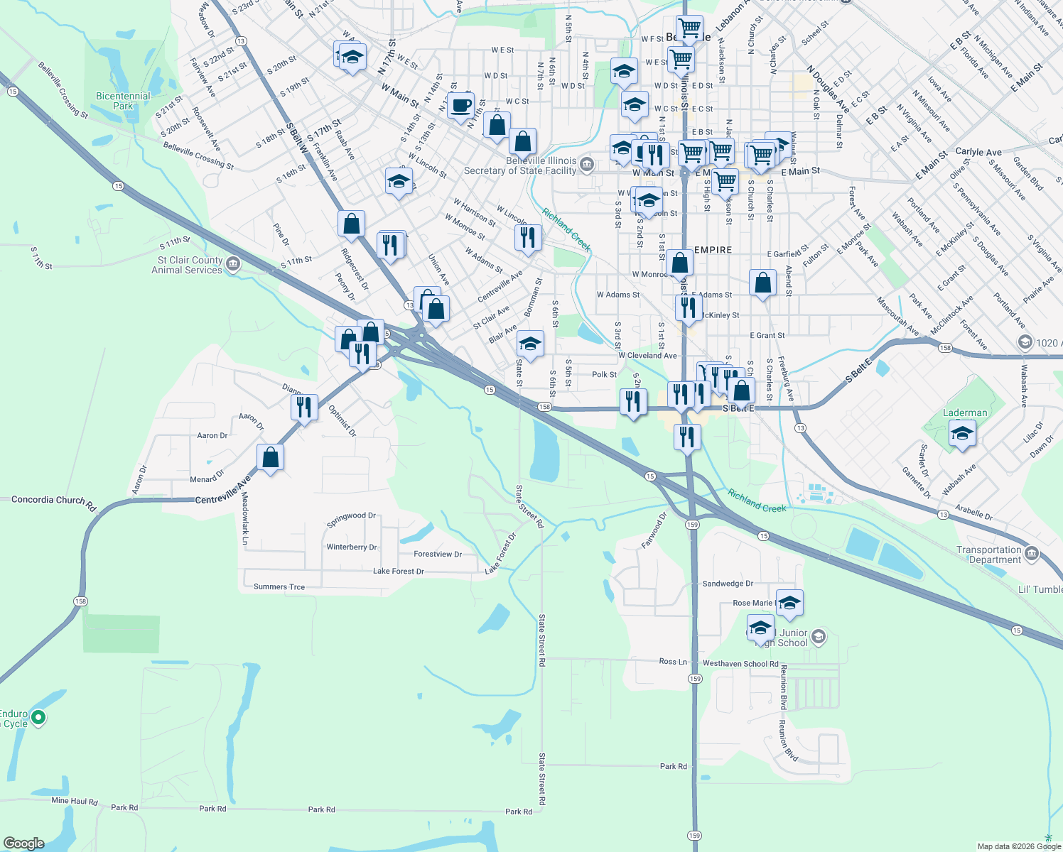 1212 State Street Road, Belleville IL - Walk Score
