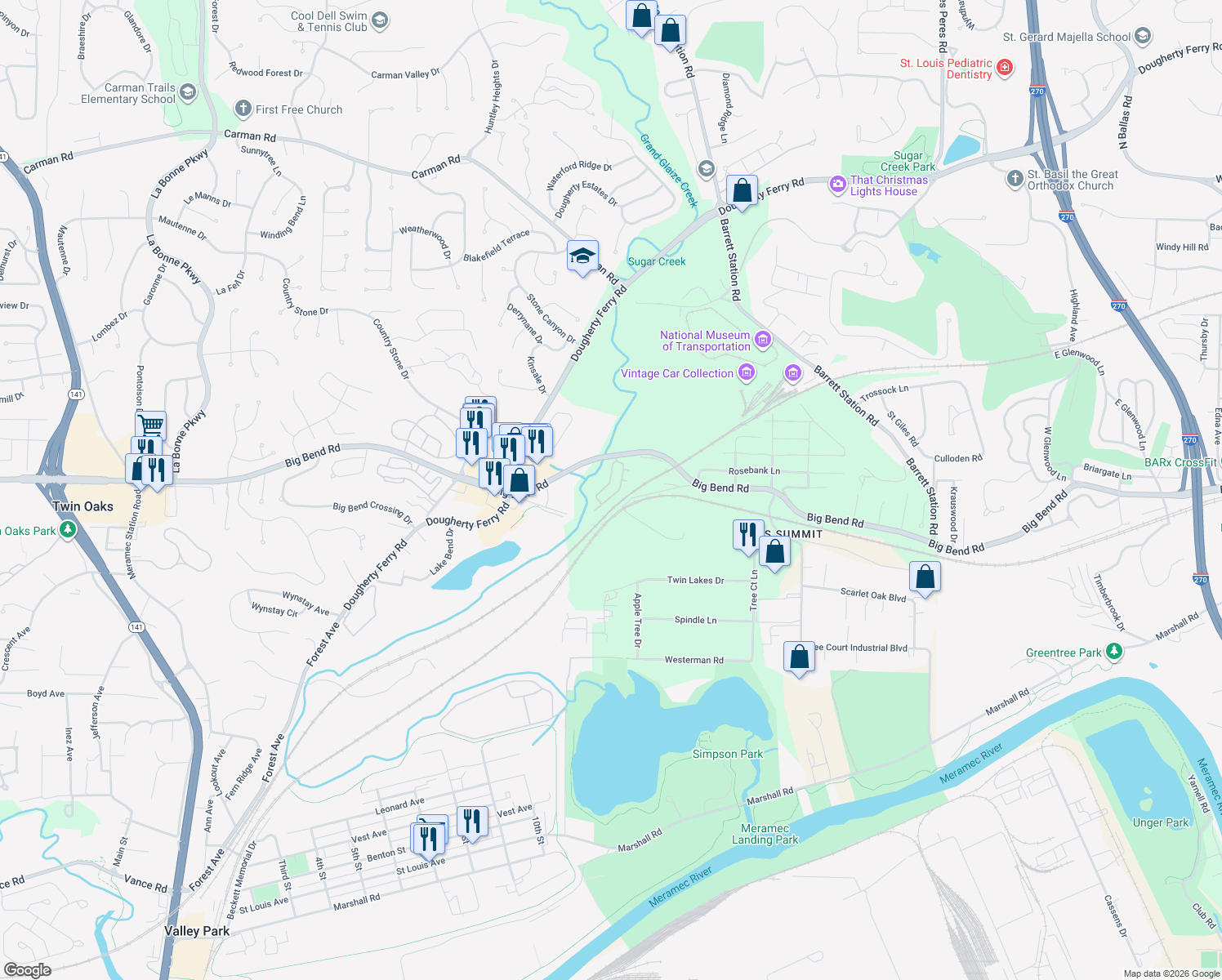 Kirkwood MO - Walk Score