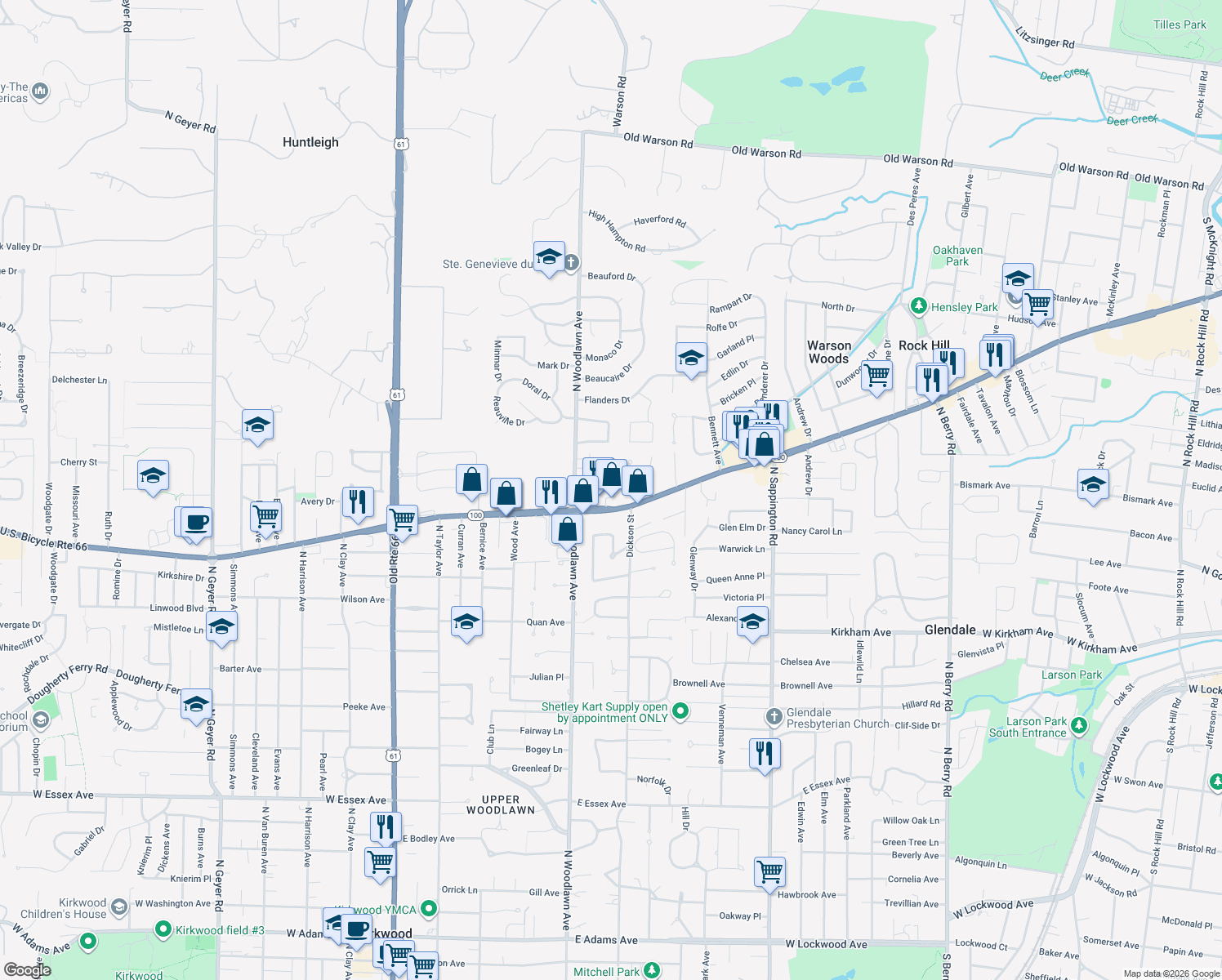 1 Provincial Court, Kirkwood MO - Walk Score