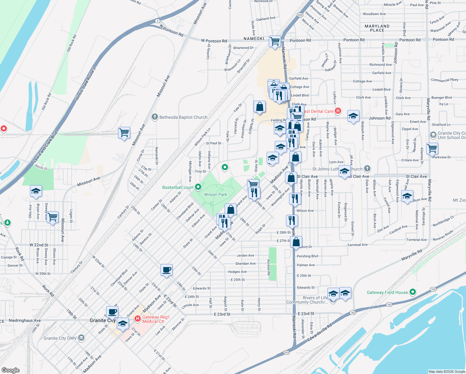 Granite City IL - Walk Score