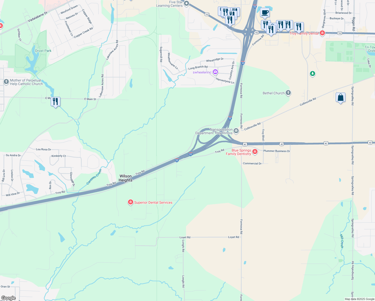 1007 Frontage Road, Collinsville IL - Walk Score