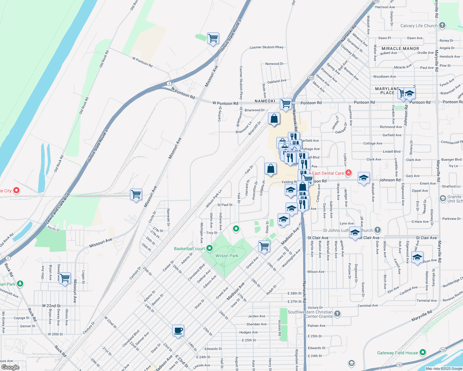 25 Wilson Park Drive, Granite City IL - Walk Score