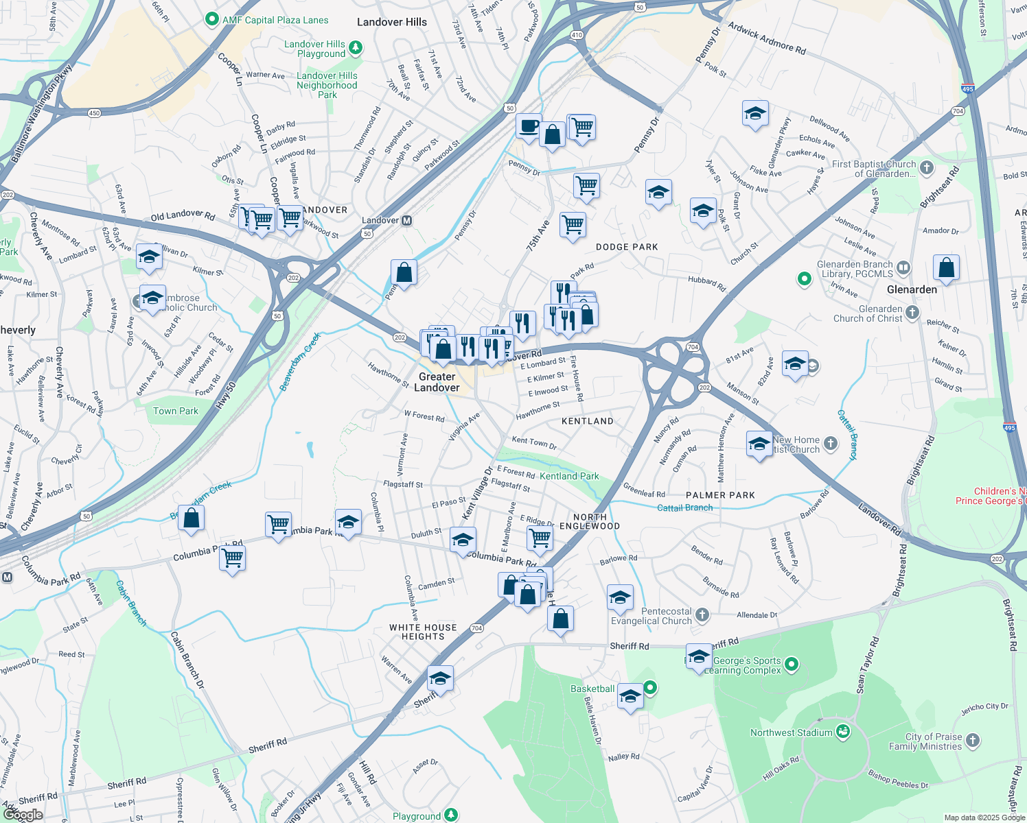 6984 Hawthorne Street, Landover MD - Walk Score