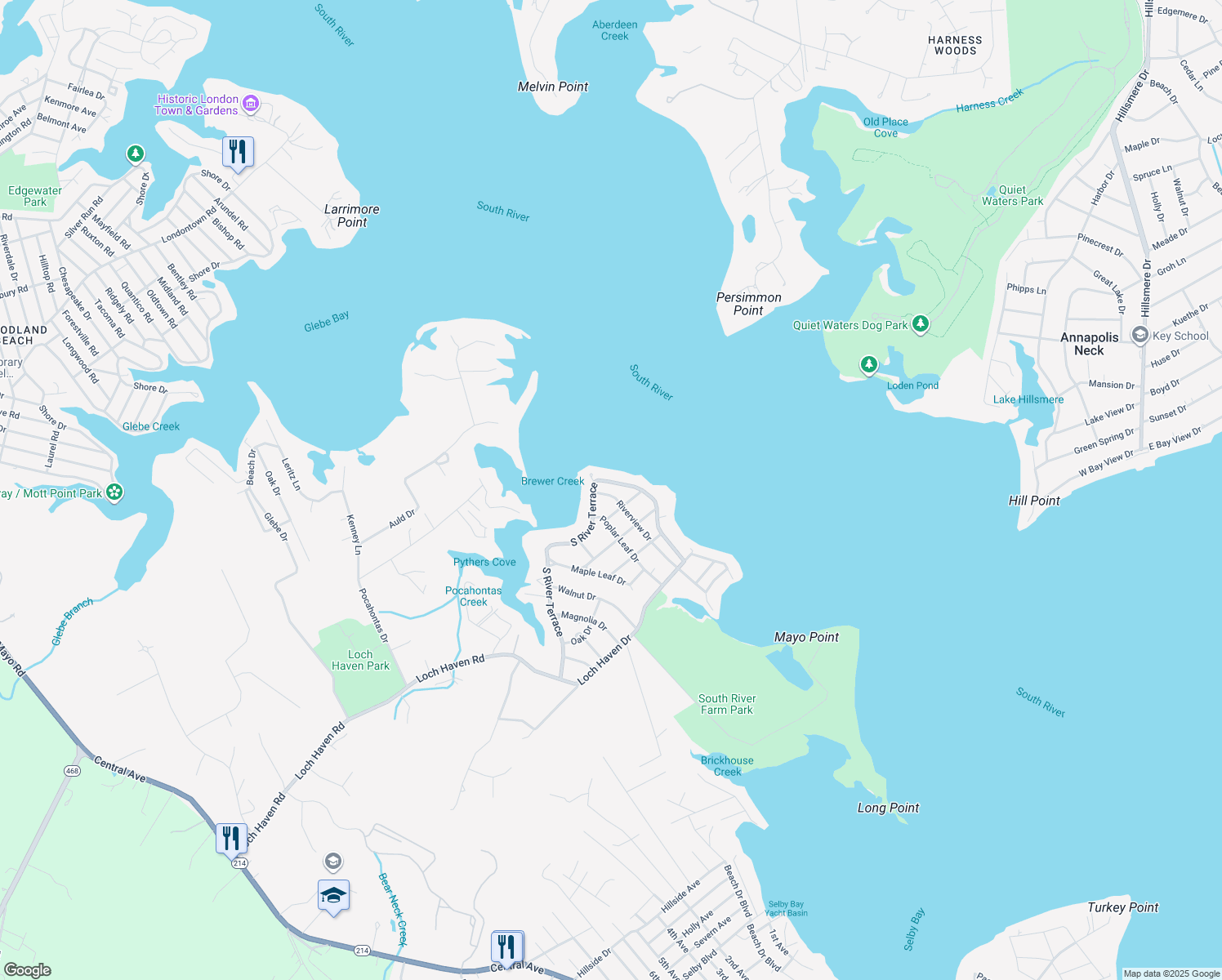 3491 South River Terrace, Edgewater MD - Walk Score