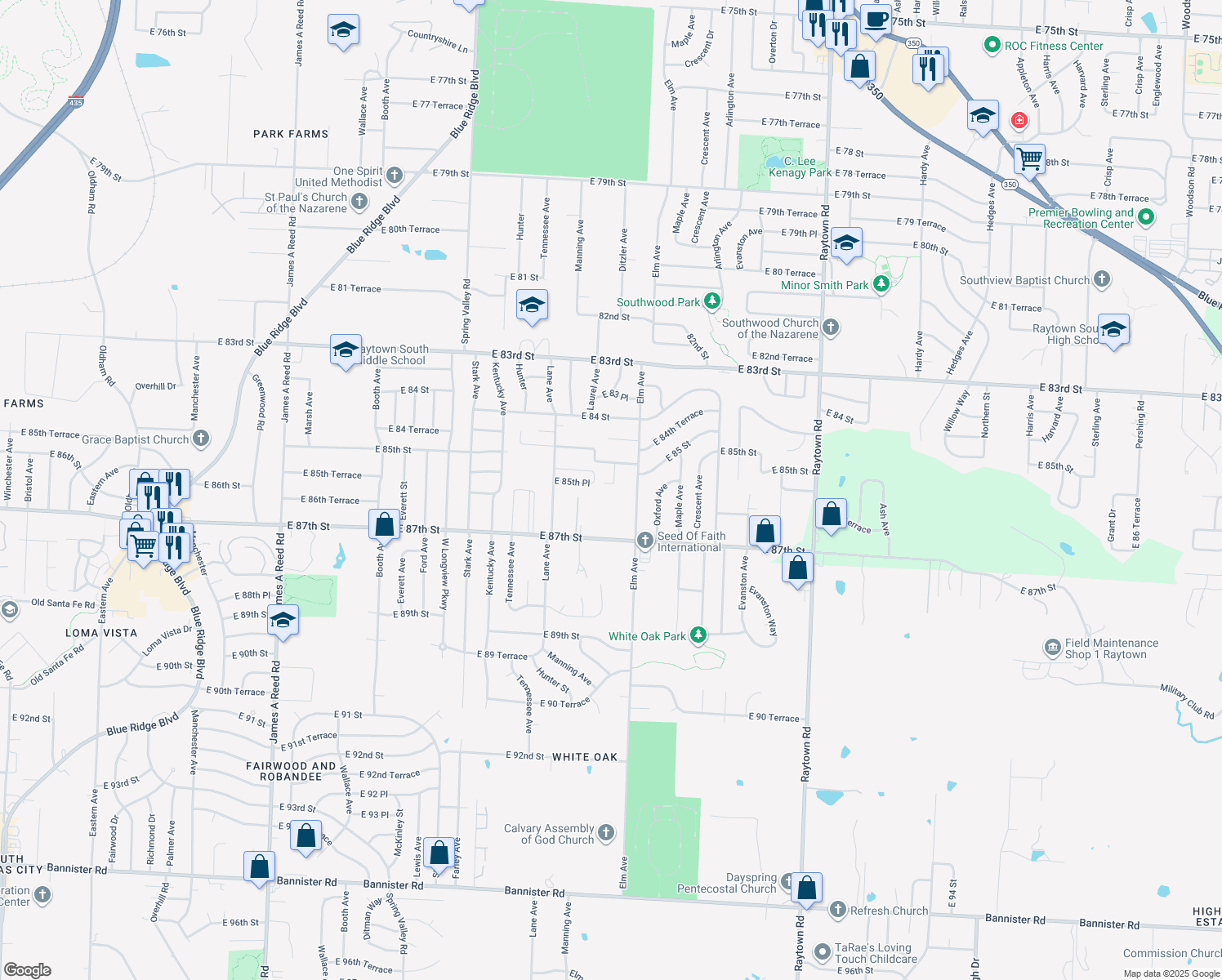 9123 East 85th Place, Raytown MO - Walk Score