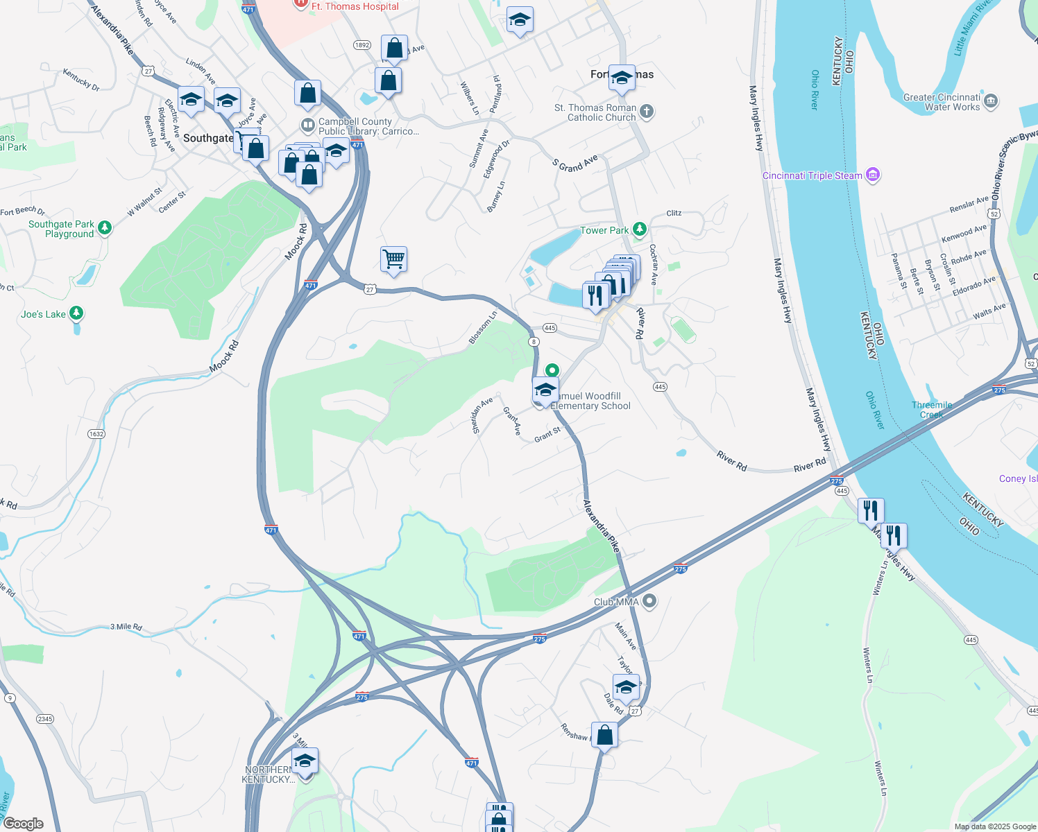 205 Grant Street, Fort Thomas KY - Walk Score