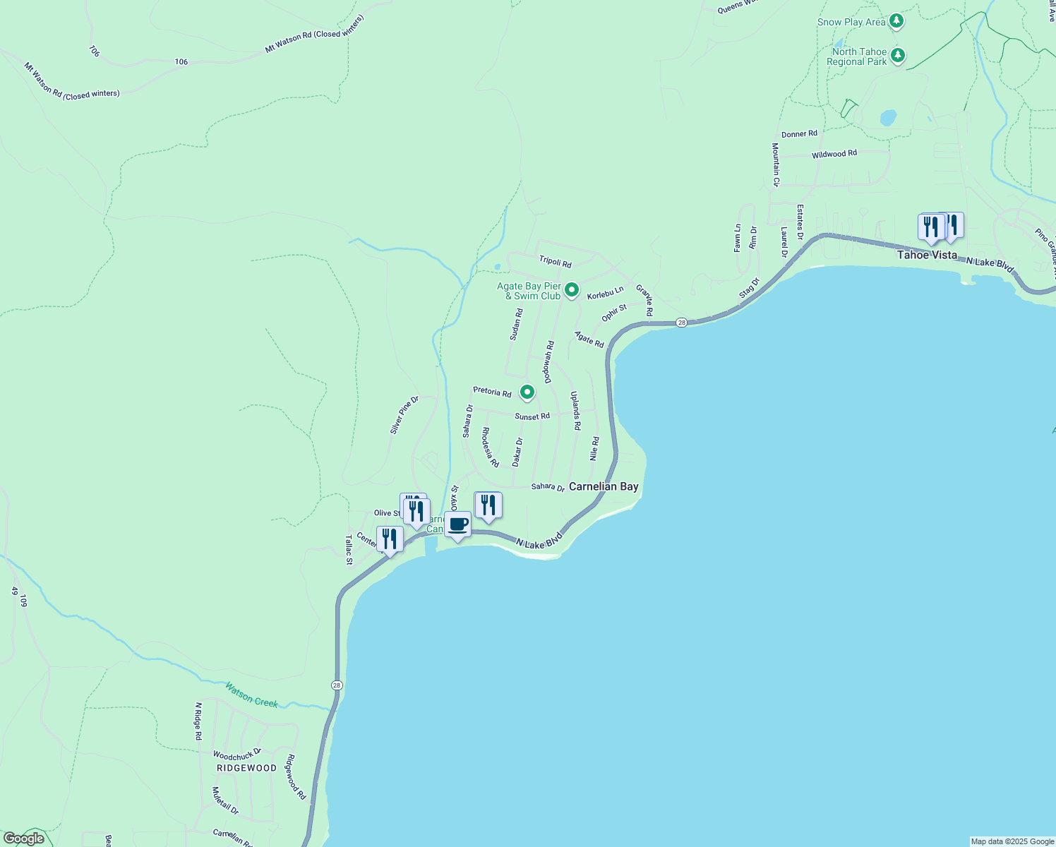 5694 Dakar Drive, Carnelian Bay CA - Walk Score