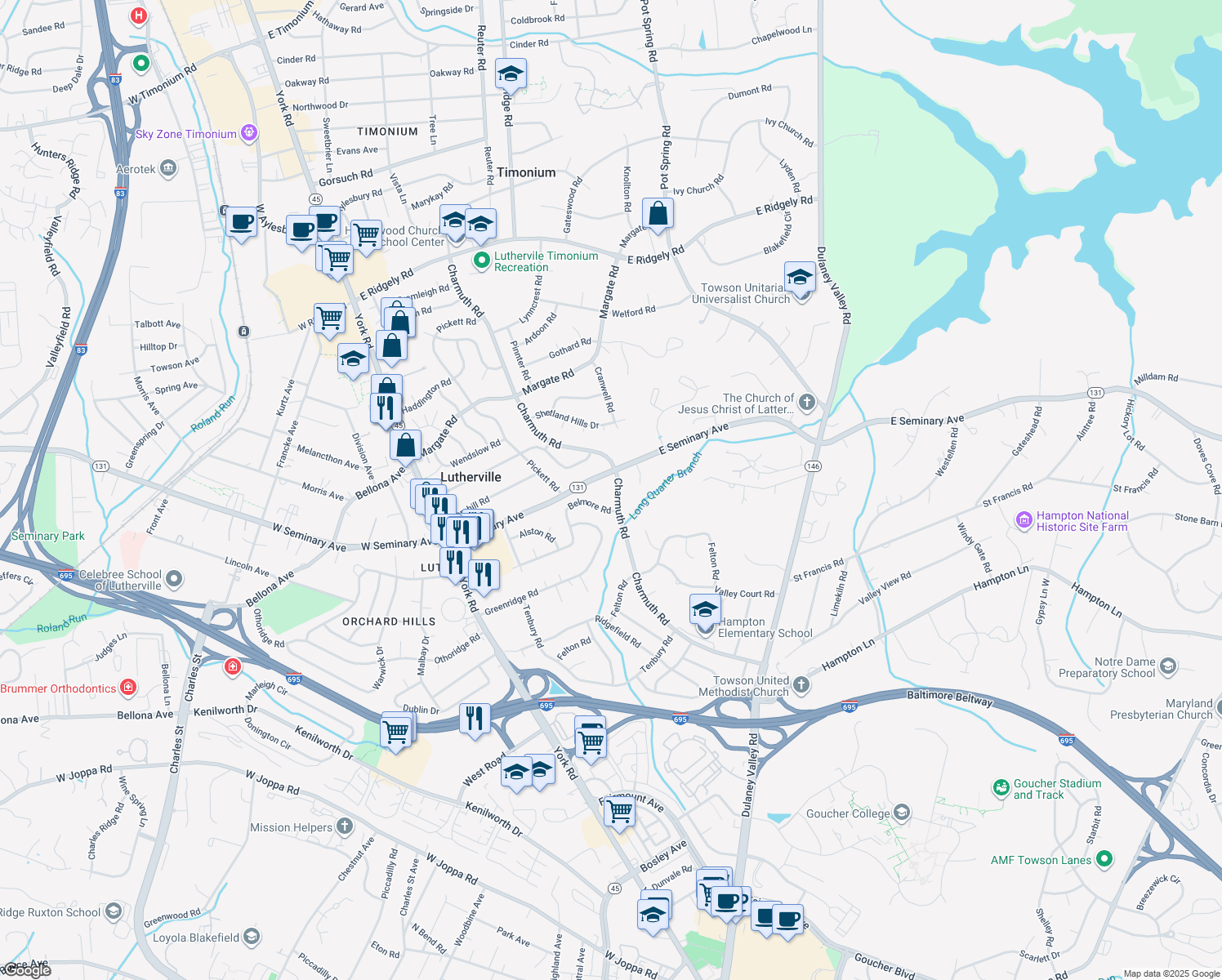 1406 Charmuth Road, Lutherville-Timonium MD - Walk Score
